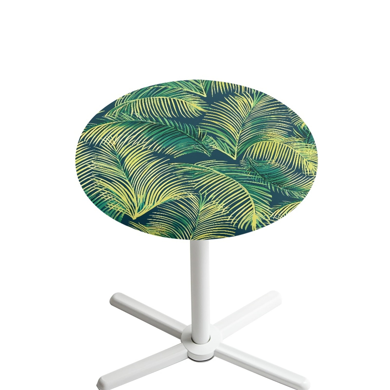 SEANATIVE 24 x 24 Inch Round Cocktail Table Top Covers with Elastic ...