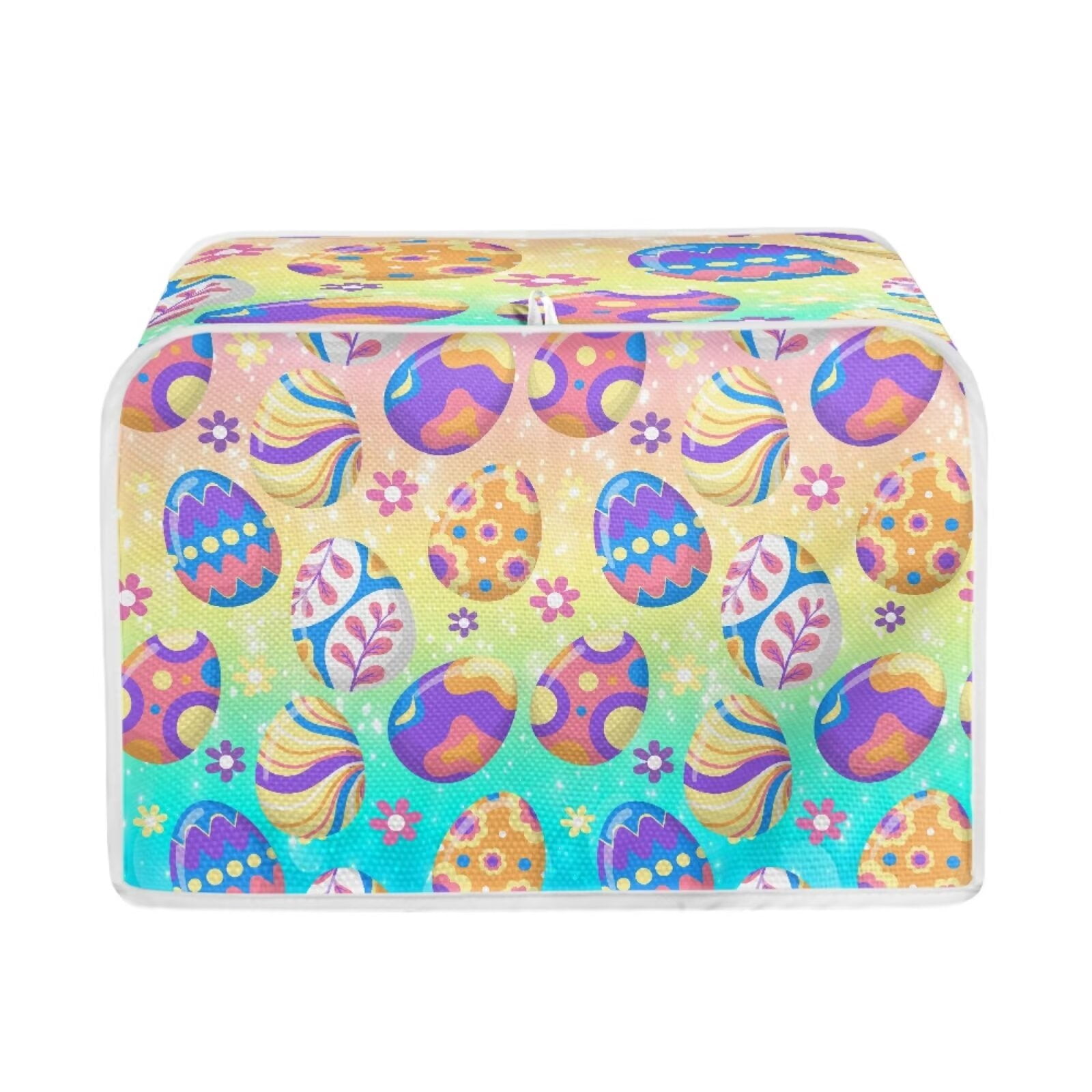 SEANATIVE 4-Slice Hippie Toaster Covers Dustproof Easter Eggs Toaster ...