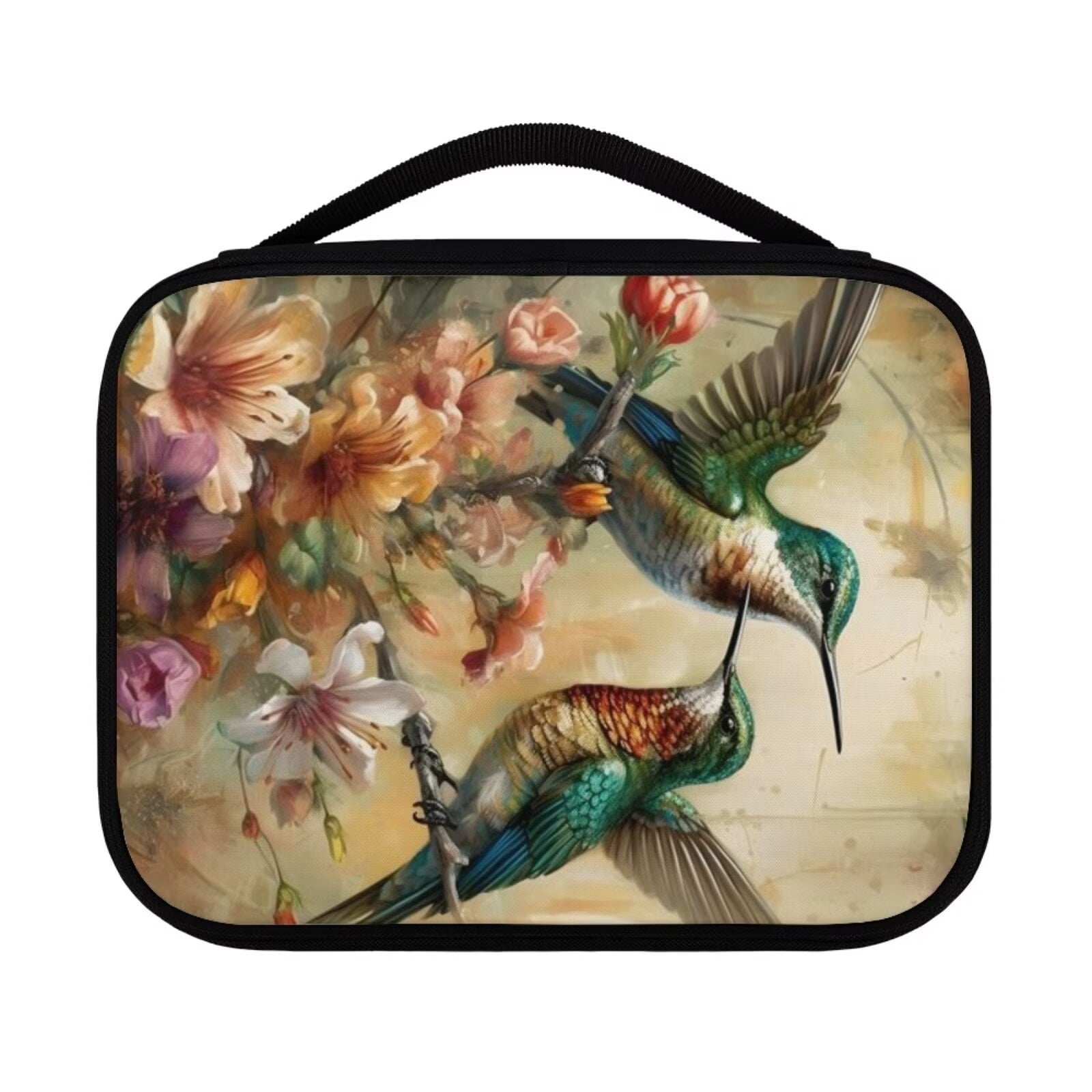 SEANATIVE Aesthetic Bible Case Large Floral Hummingbird Bible Bags and ...