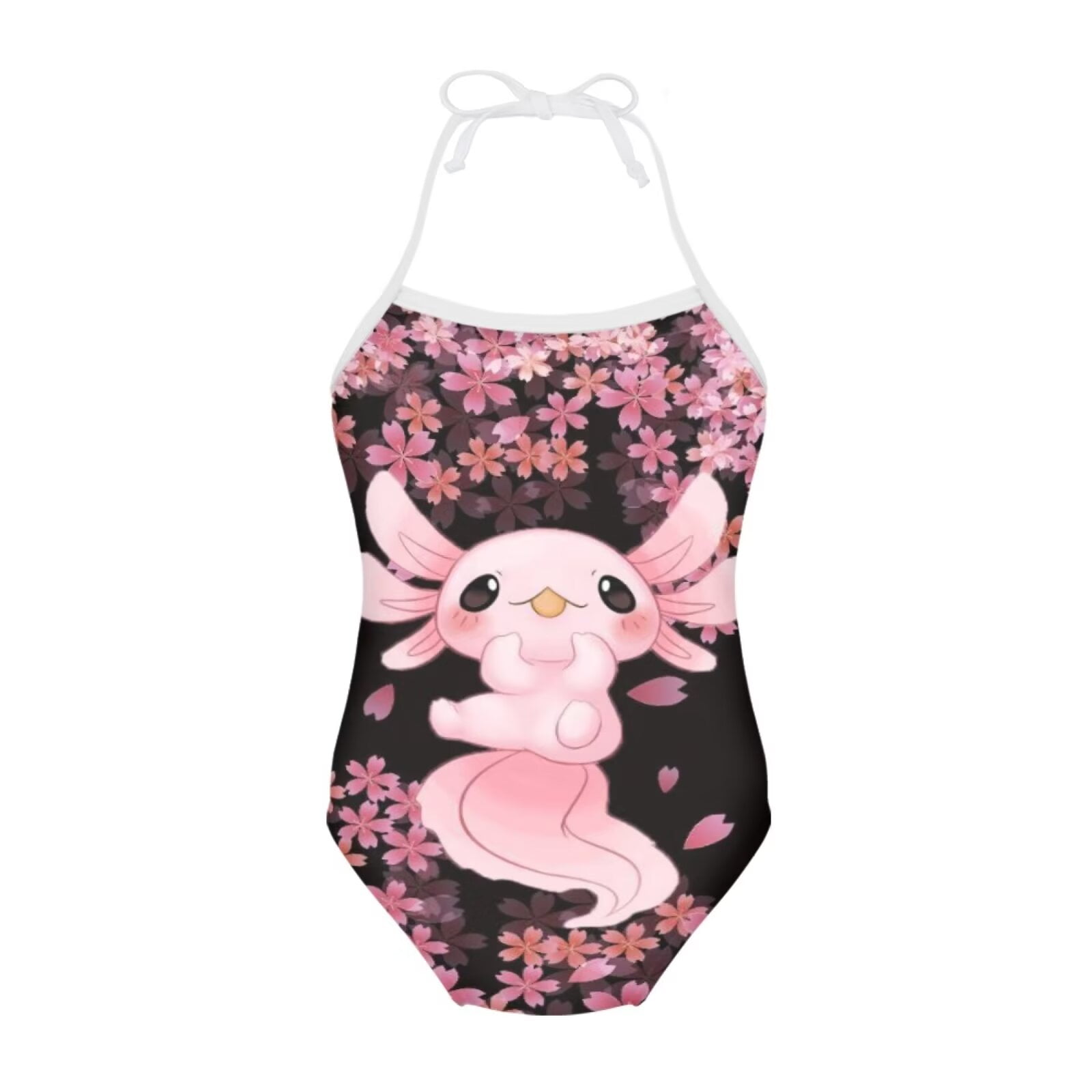 SEANATIVE Axolotl Kids Swimsuit One Piece Comfortable Kids Beach ...