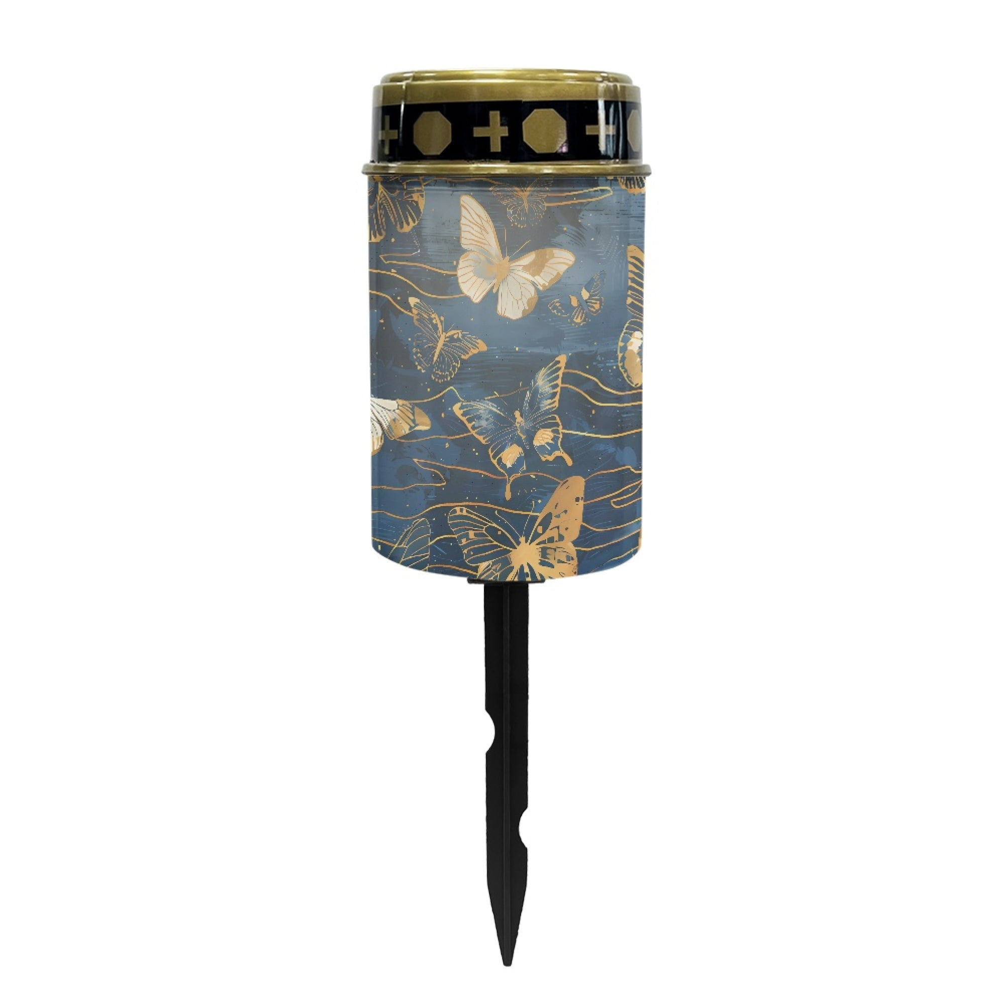 SEANATIVE Butterfly Solar Cemetery Lights for Grave Solar Grave Lamp ...