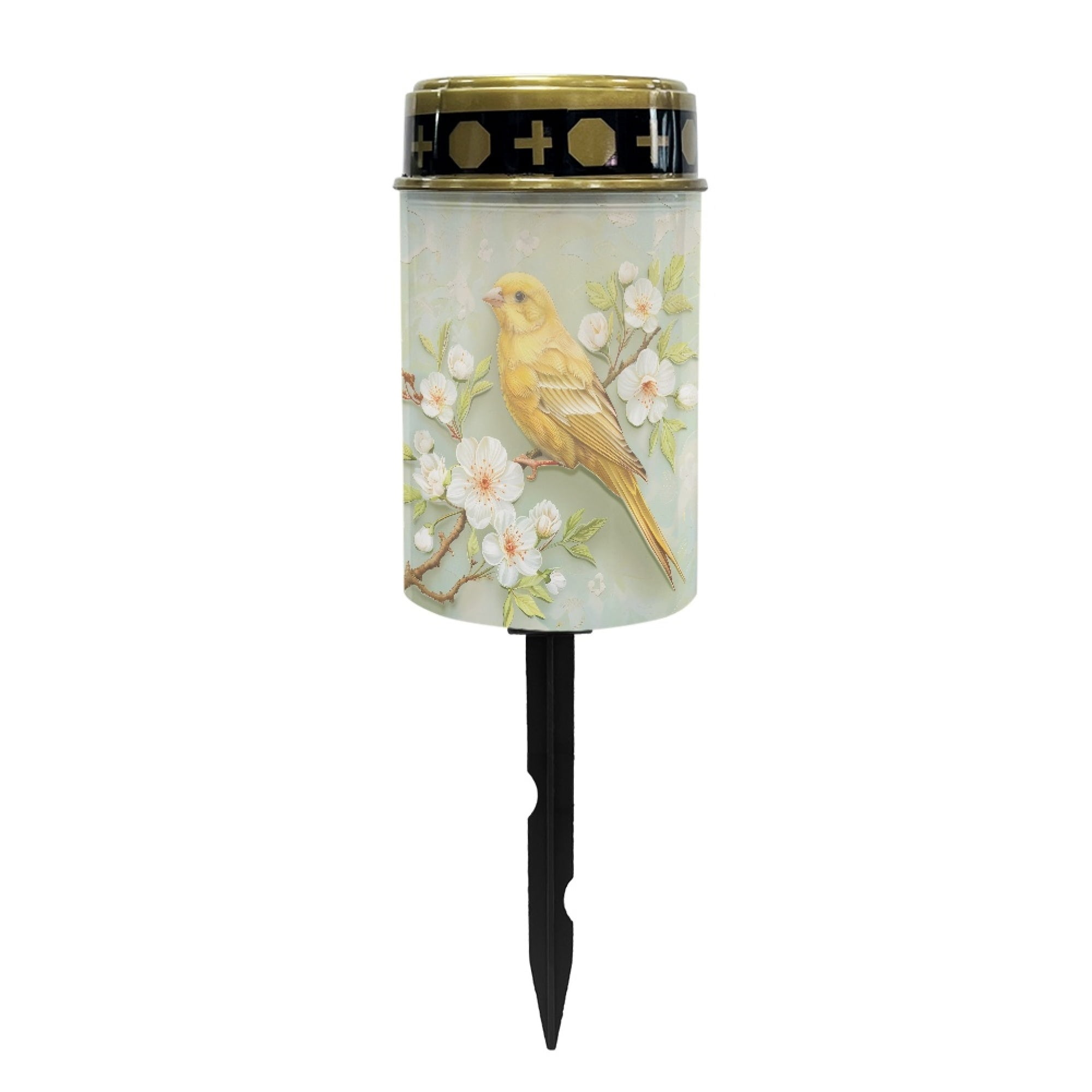 SEANATIVE Cemetery Flower for Grave Lights Sparrow Solar Lights Outdoor ...