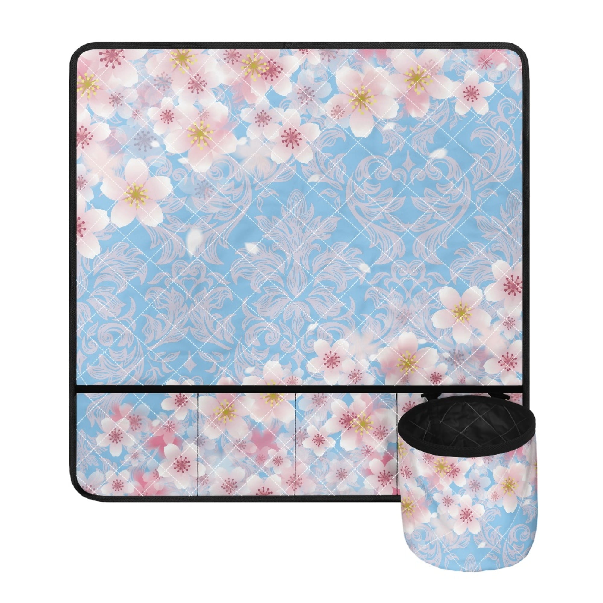 SEANATIVE Cherry Blossom Sewing Machine Mat with Small Cylinder ...
