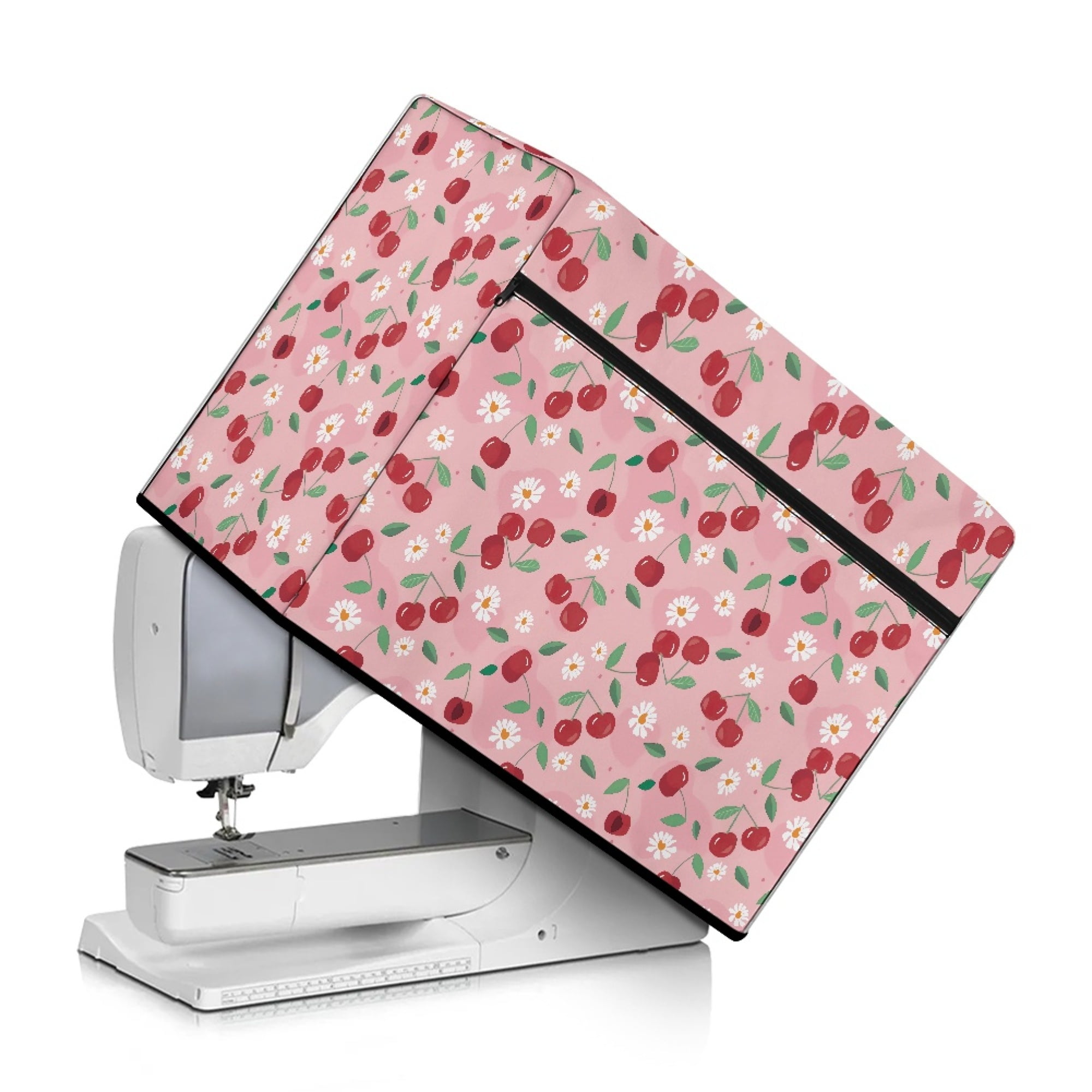 SEANATIVE Cherry Daisy Sewing Machine Cover Protective Cover with ...
