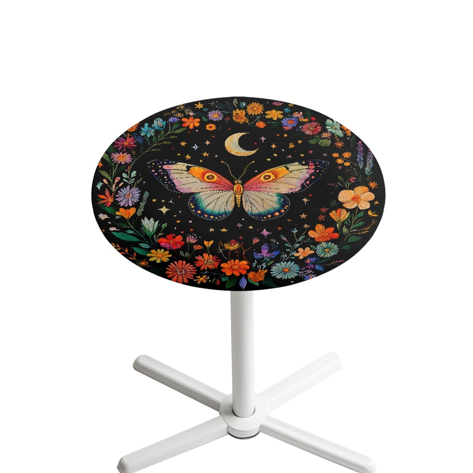 SEANATIVE Cocktail Table Topper Cap Soft Round Fitted Cocktail ...