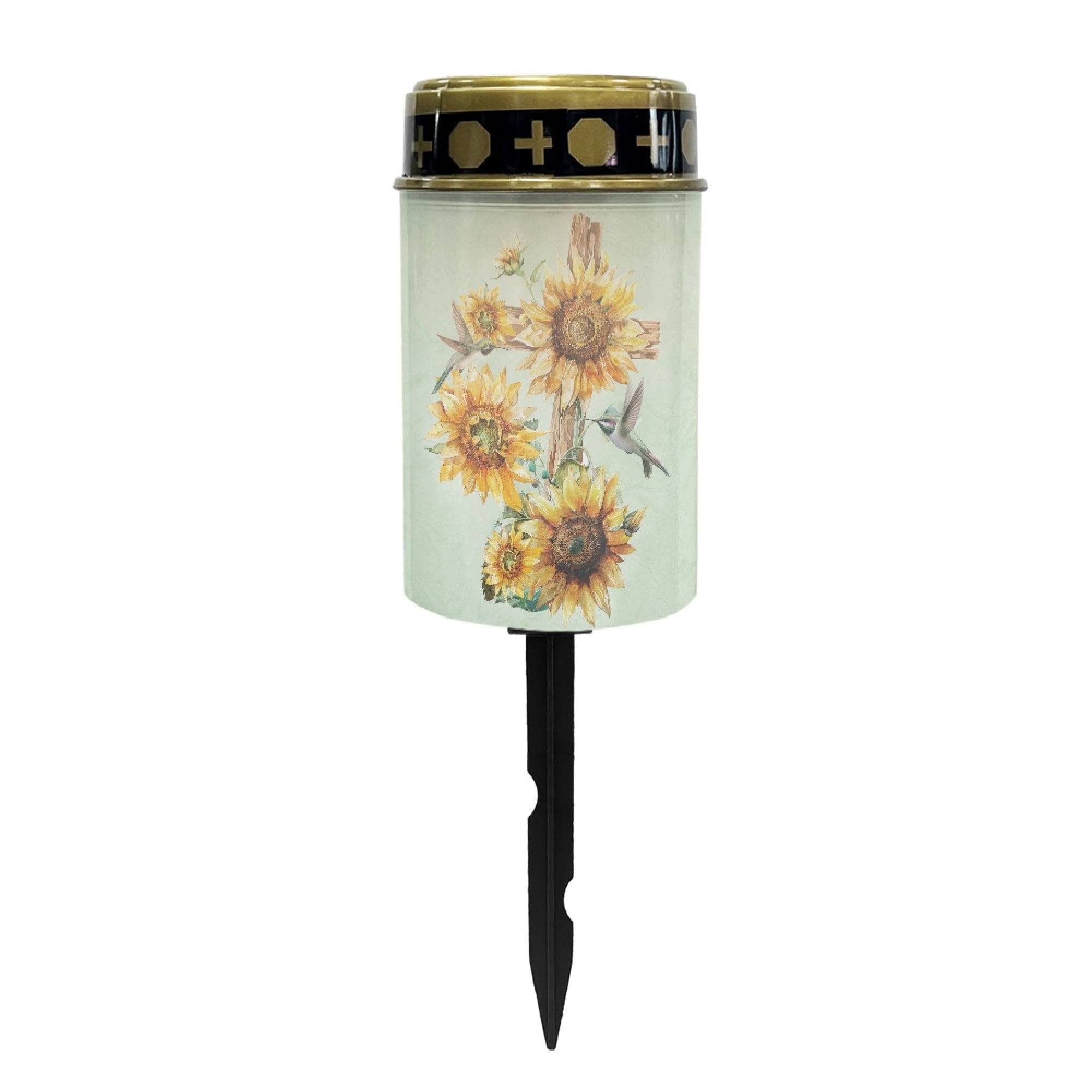 SEANATIVE Cross Solar Lights for Cemetery Solar Grave Lights for ...