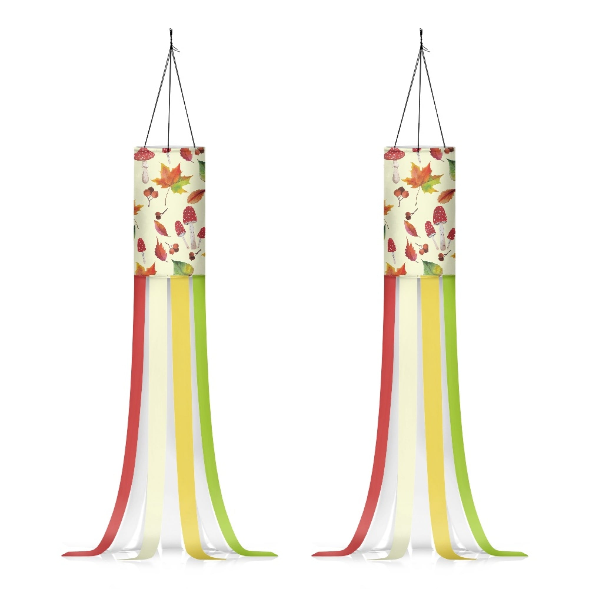 SEANATIVE Fall Maple Leaf Happy Windsock 2 Piece Dirt-Resistant ...