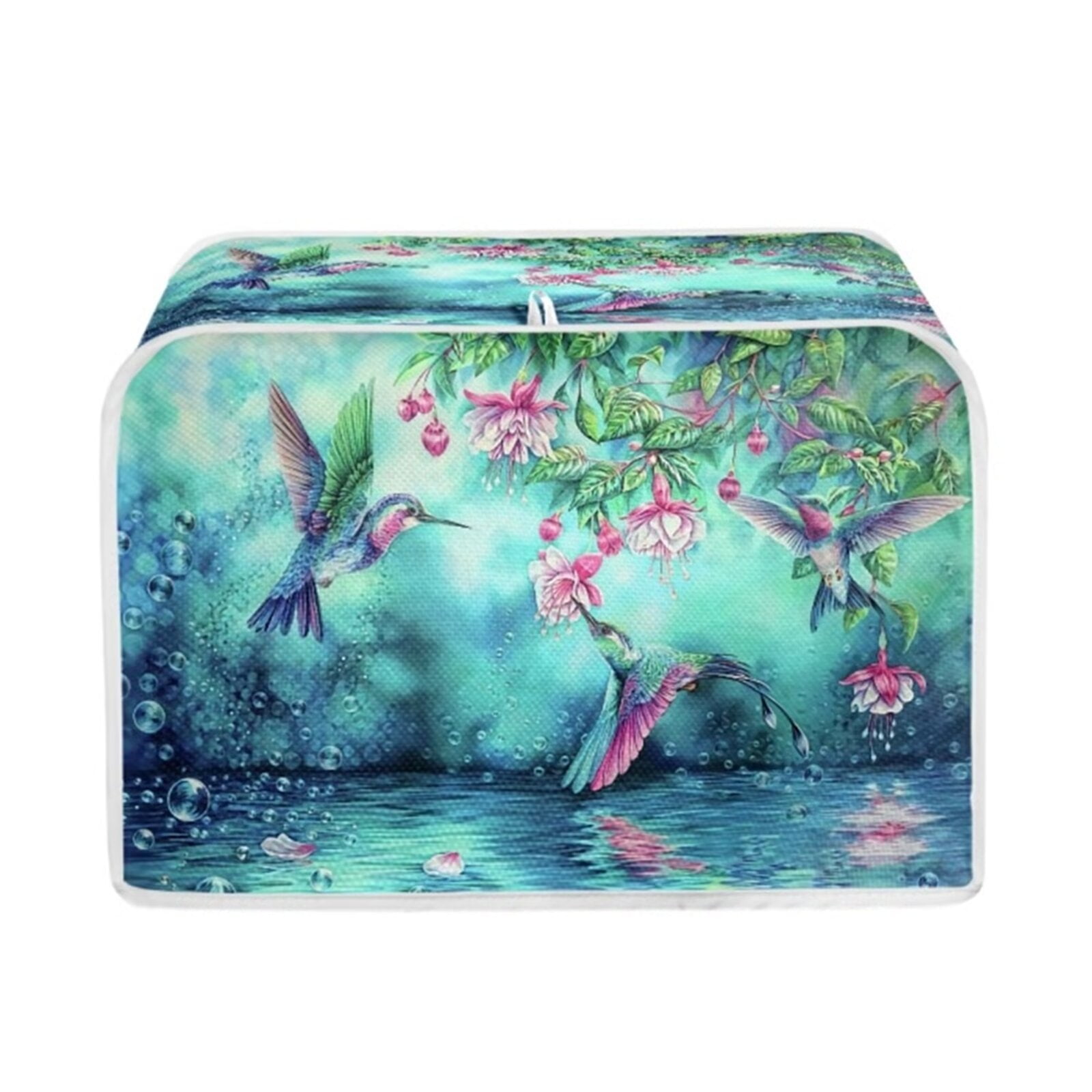 SEANATIVE Floral Hummingbird Toaster Cover Durable 2 Slice Wide Slot ...