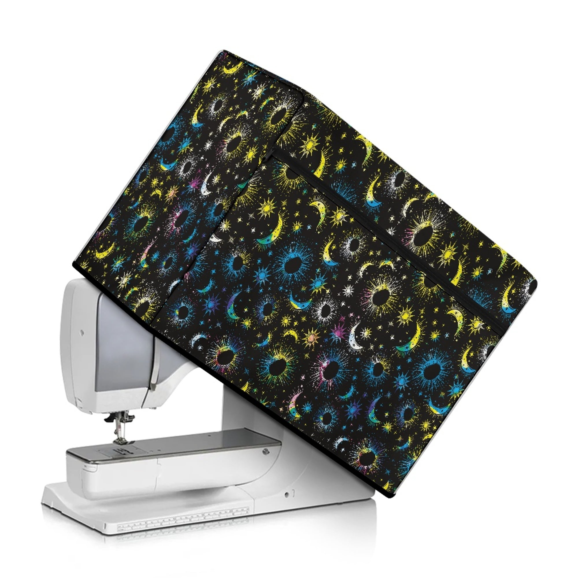 SEANATIVE Galaxy Star Cover for Sewing Machine Dust Cover with Storage ...
