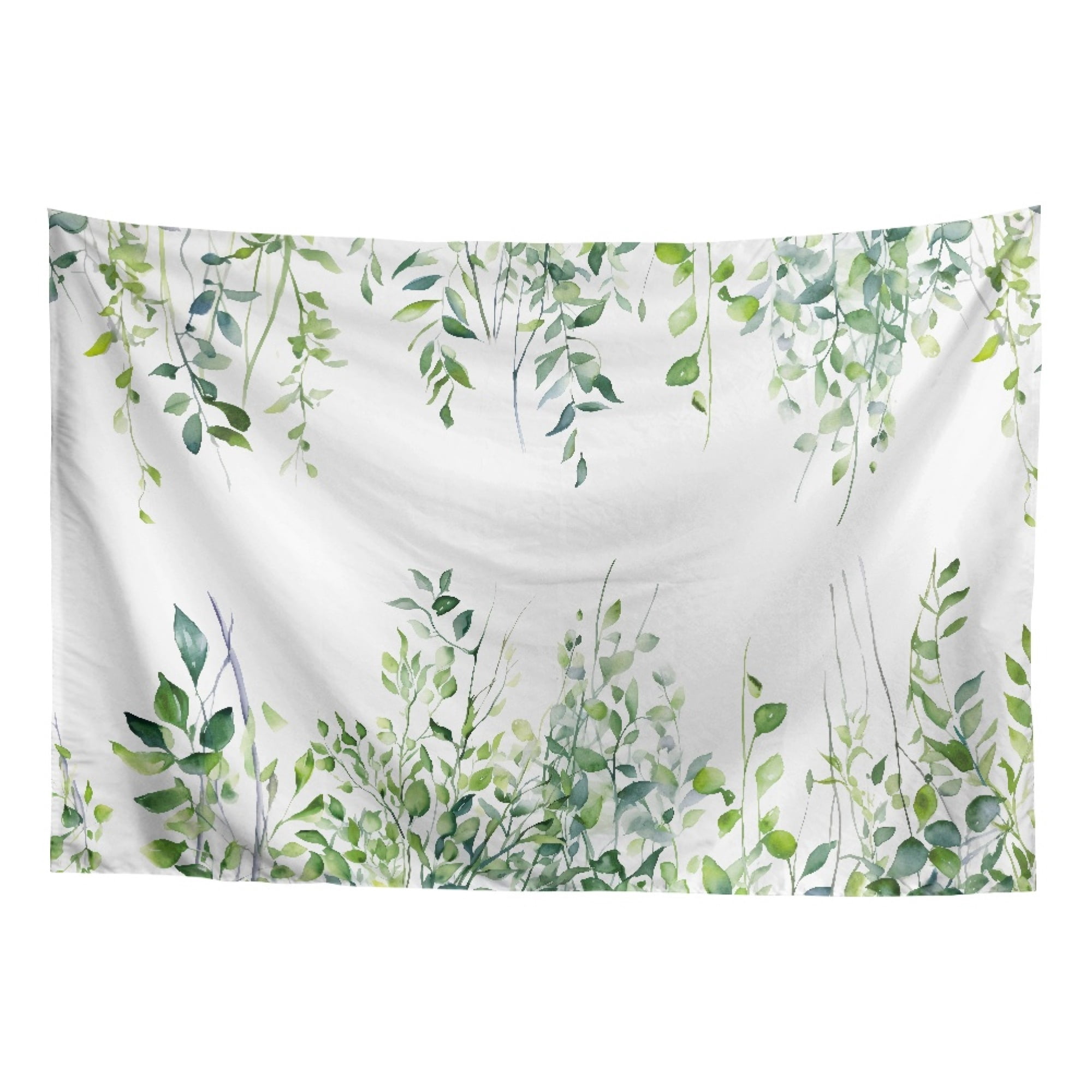 SEANATIVE Green Leaf Tapestry Easy to Hang Tapestry for Bedroom 36H*24W ...