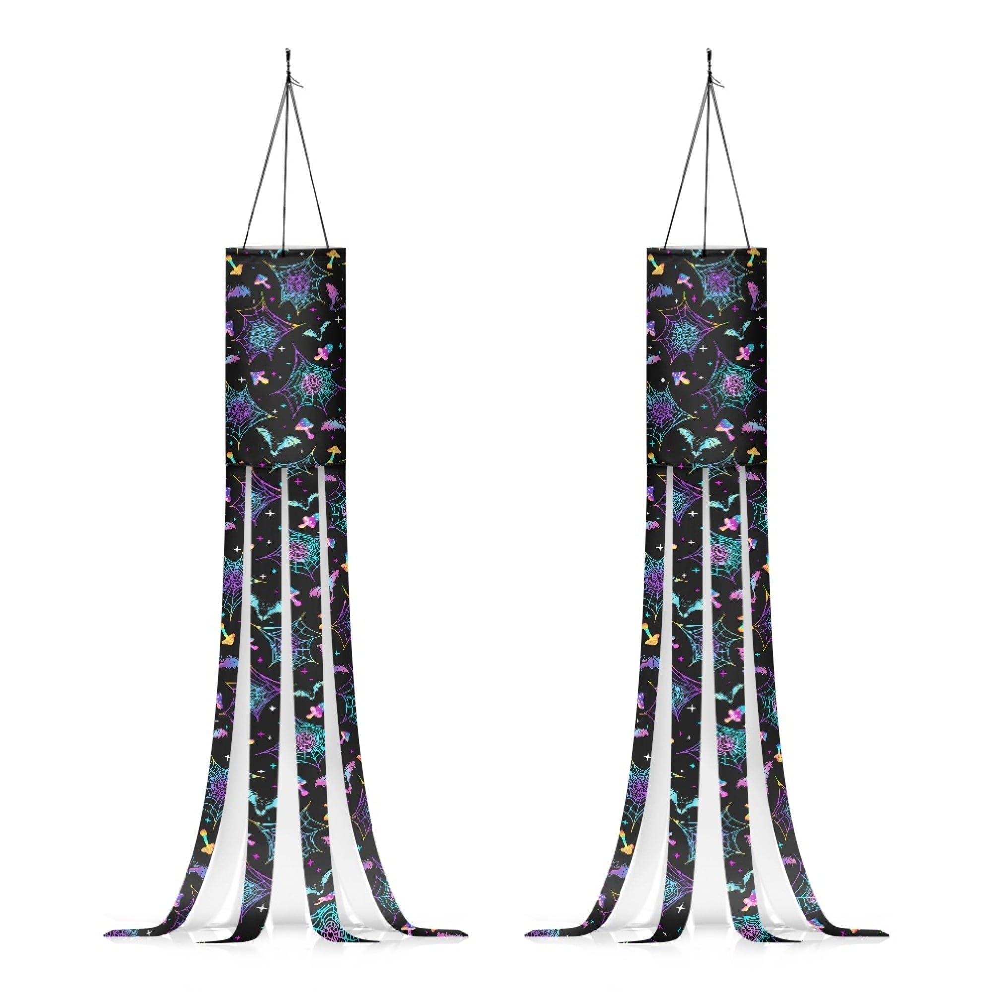 SEANATIVE Halloween Bats Windsocks Outdoor Handing 40 Inch Windsock ...