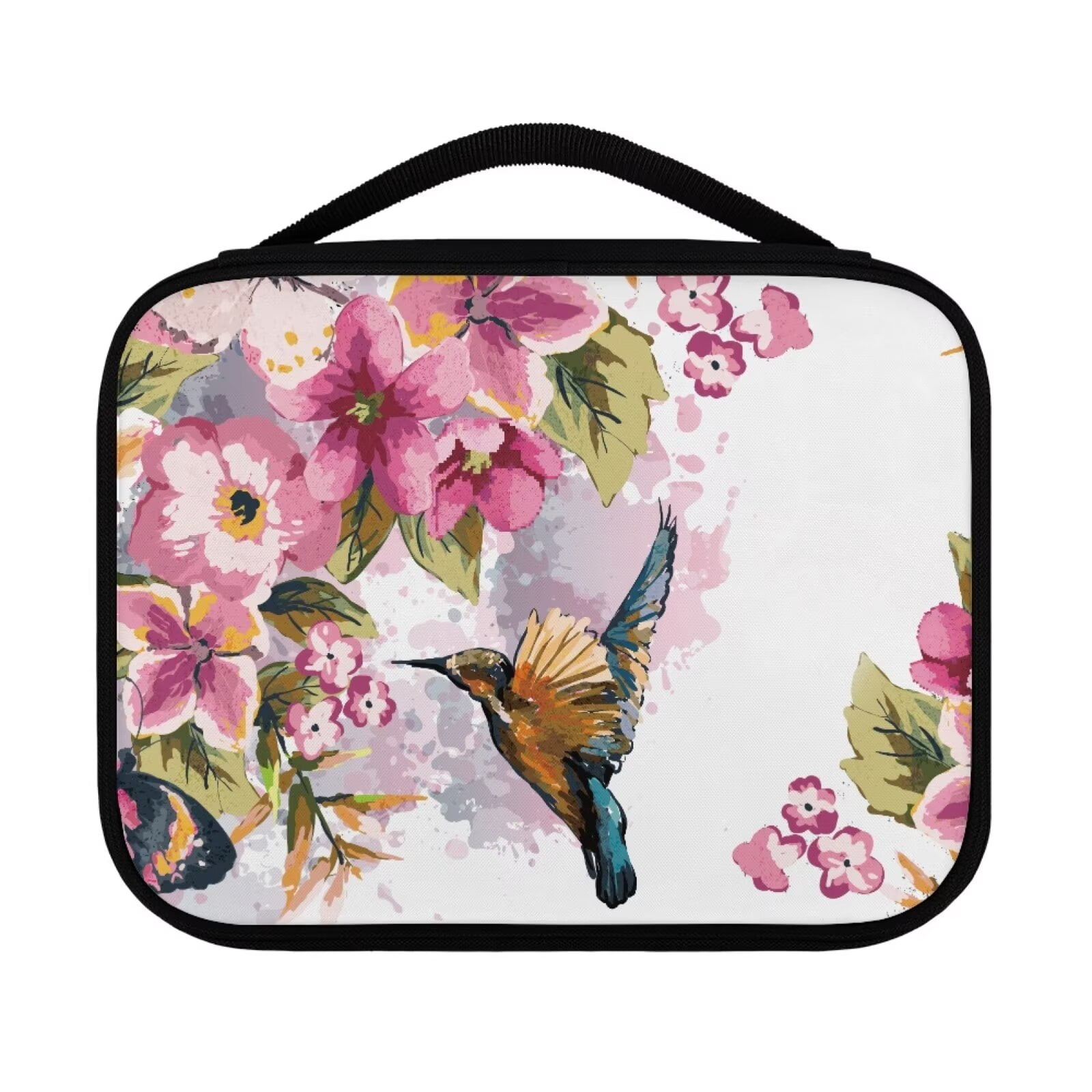 SEANATIVE Hummingbird Flowers Bible Bag Durable Christian Bible Cases ...