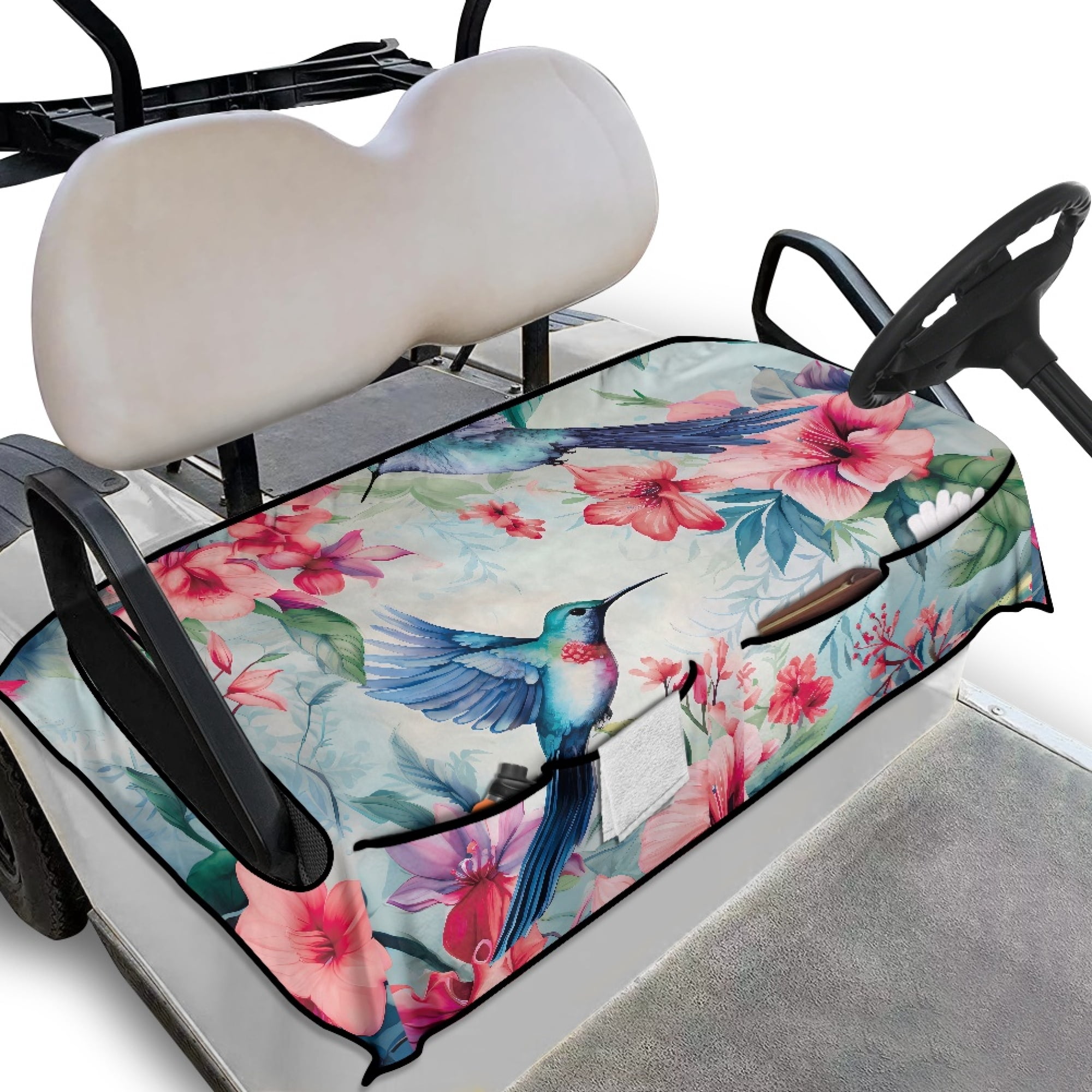 SEANATIVE Hummingbird Golf Cart Seat Cover Breathable Golfcart Cushion ...