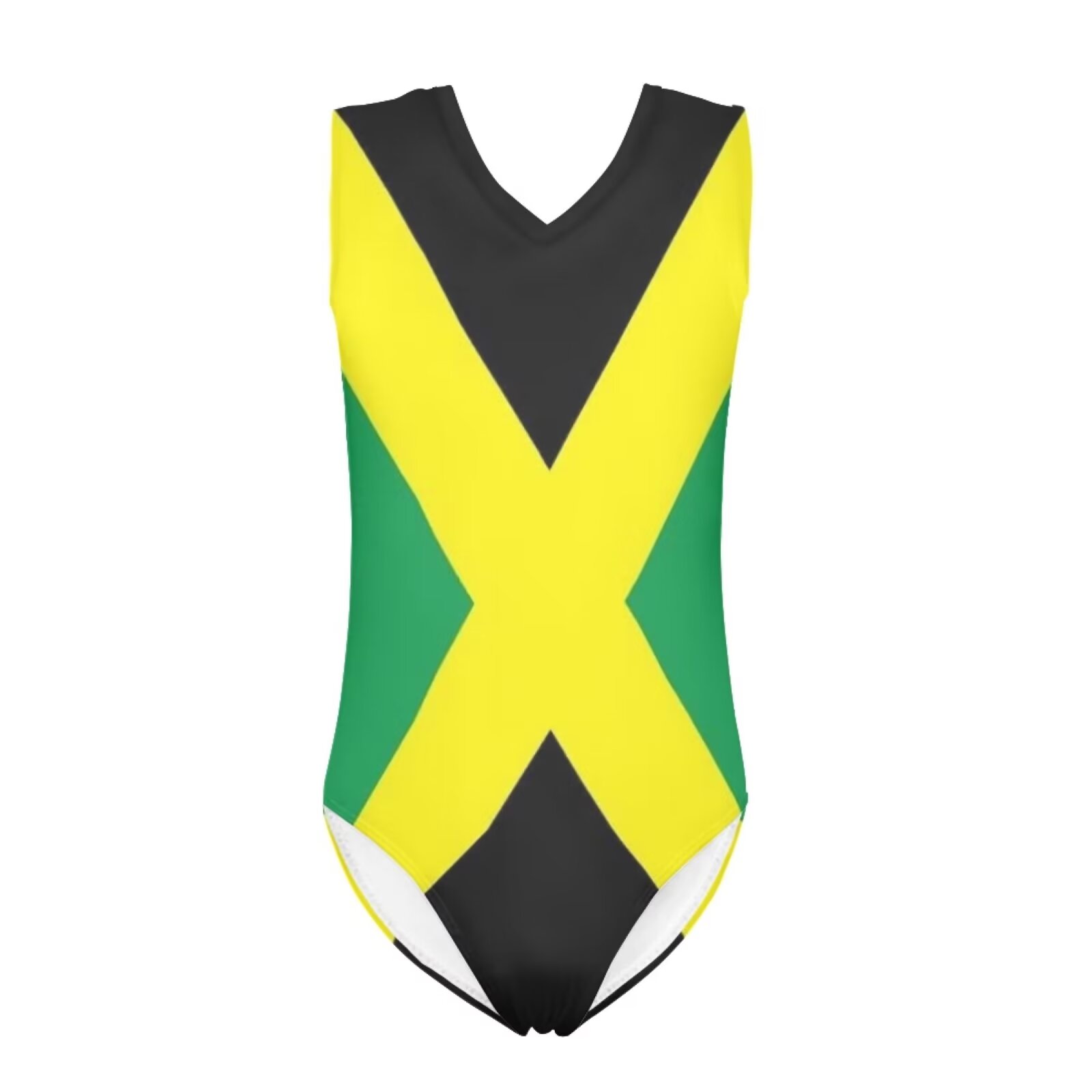 SEANATIVE Jamaica Flag Girls Swimsuit One Piece Size 7-8 Years ...