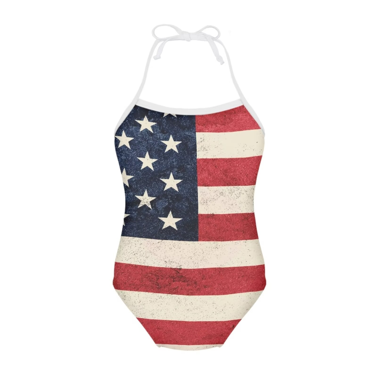 SEANATIVE Kids One Piece Swimsuit for Girls Leisure Swimwear Body Suits ...