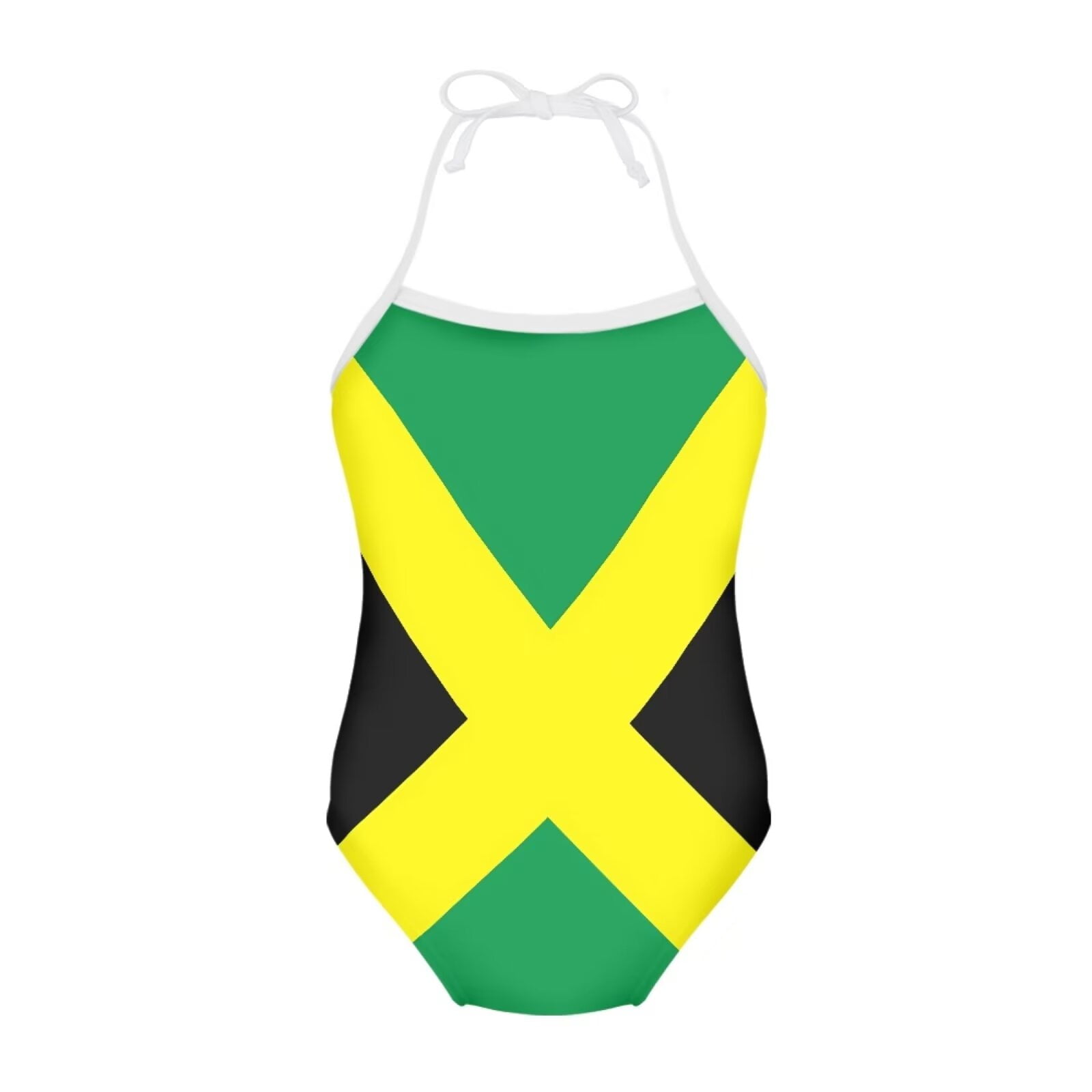 SEANATIVE Kids One Piece Swimwear for Girls Patriotic Jamaica Flag ...