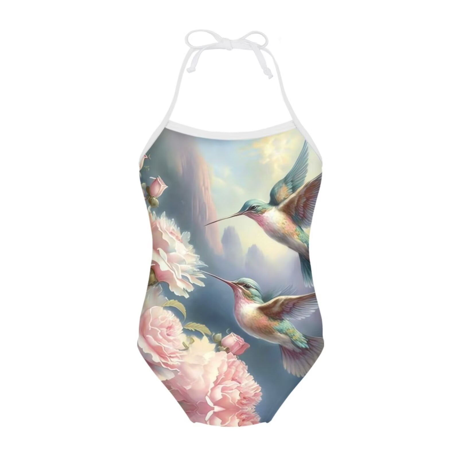 SEANATIVE Kids Swimwear Girls Leisure Lace Up One Piece Swimsuit for ...