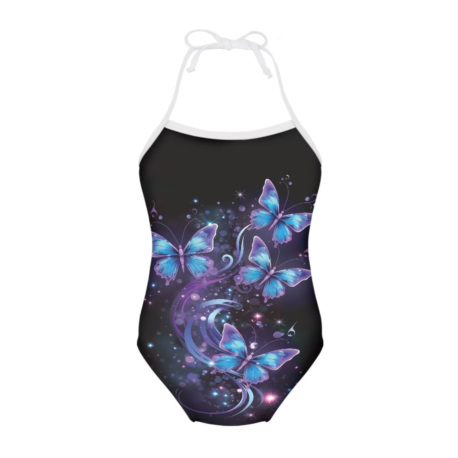 SEANATIVE Lace Up One Piece Swimsuit for Kids Girls Leisure Beach ...