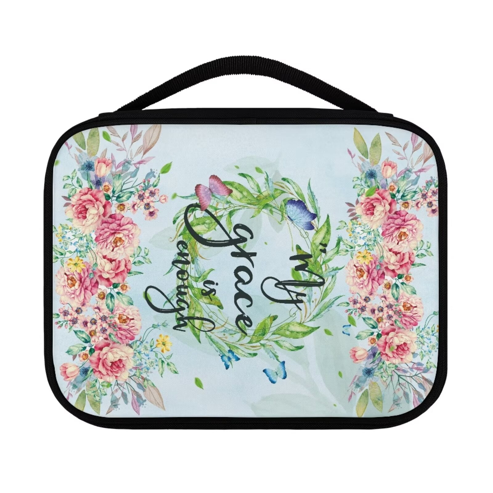 SEANATIVE Large Scriptures Bible Bag Casual Flower Butterfly Pray ...