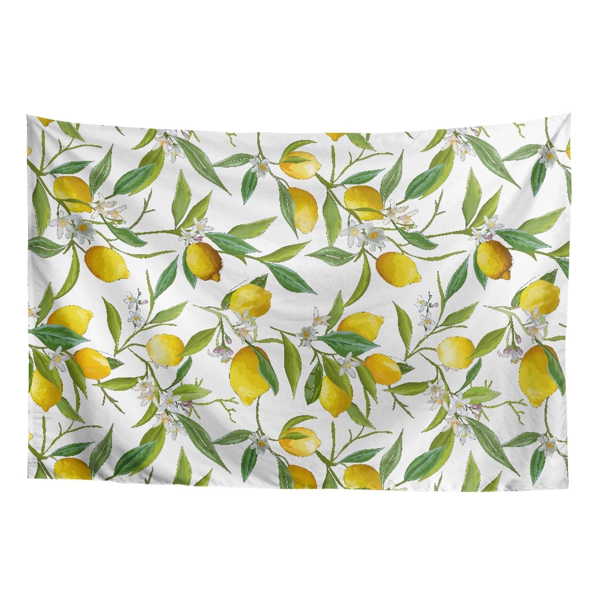 SEANATIVE Lemon Leaf Tapestry Wall Tapestry Decoration Wall Hanging ...