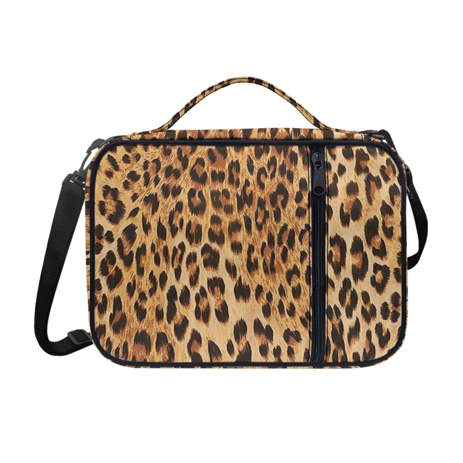 SEANATIVE Leopard Print Bible Case Leisure Bible Holder Carrying Organizer Bags Durable ...