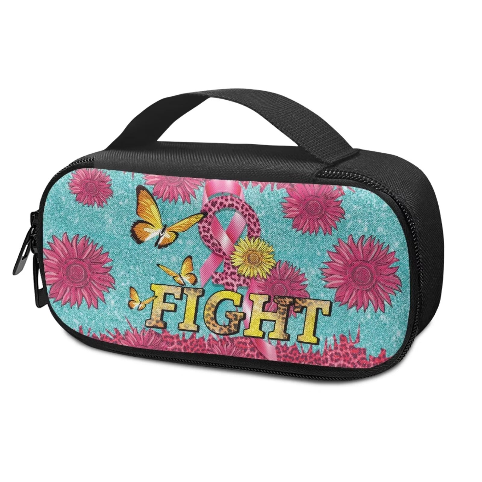 SEANATIVE Leopard Print Insulin Package Pink Portable Medicine Travel ...