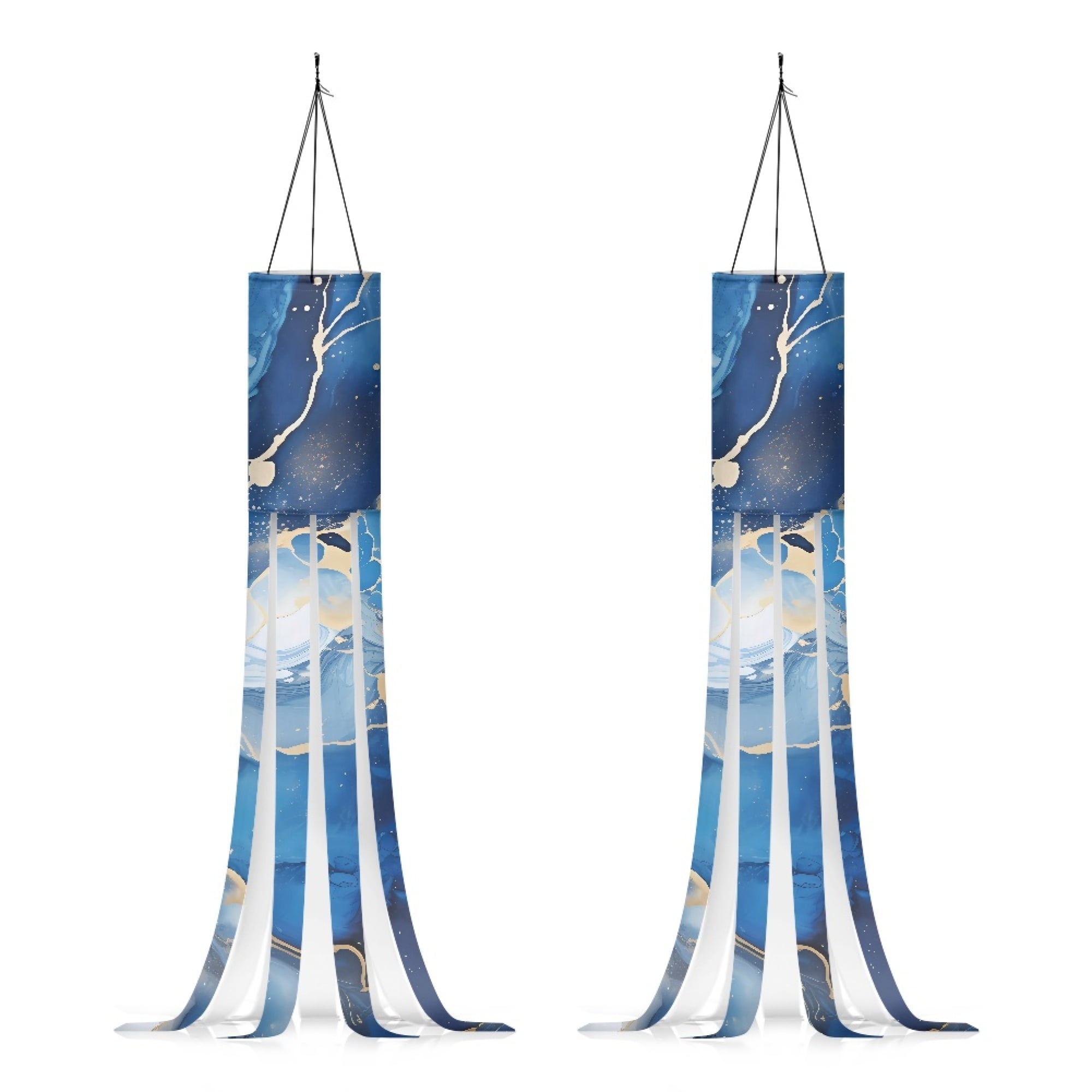 SEANATIVE Marble Stripes Windsocks Outdoor Handing 40 Inch Windsock ...
