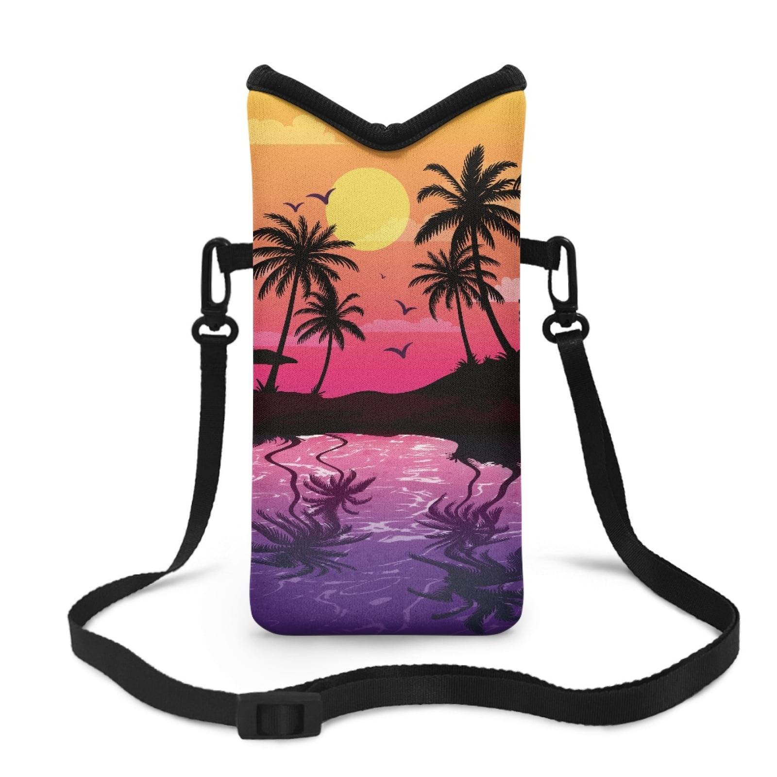 SEANATIVE Men Women Cell Phone Bag Mini Universal Crossbody Mobile ...