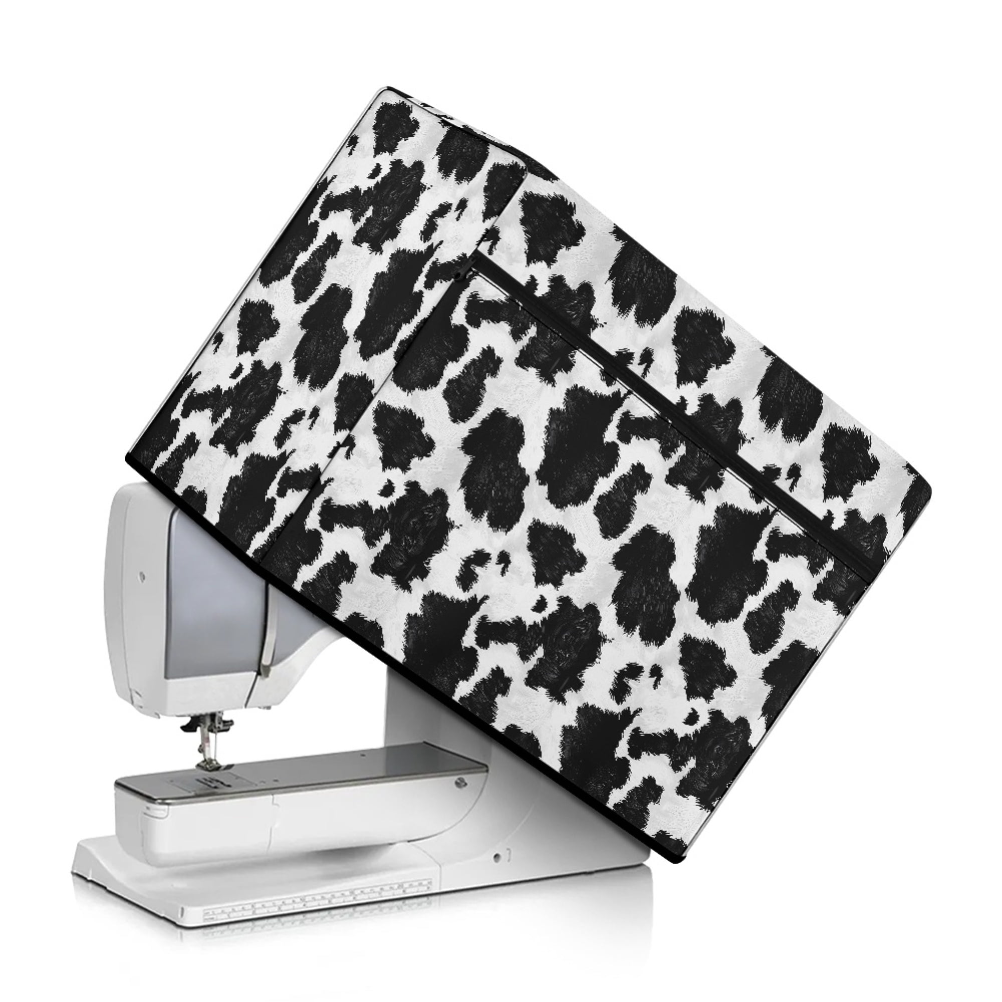 SEANATIVE Milk Cow Print Sewing Machine Cover Easy Storage Sewing ...