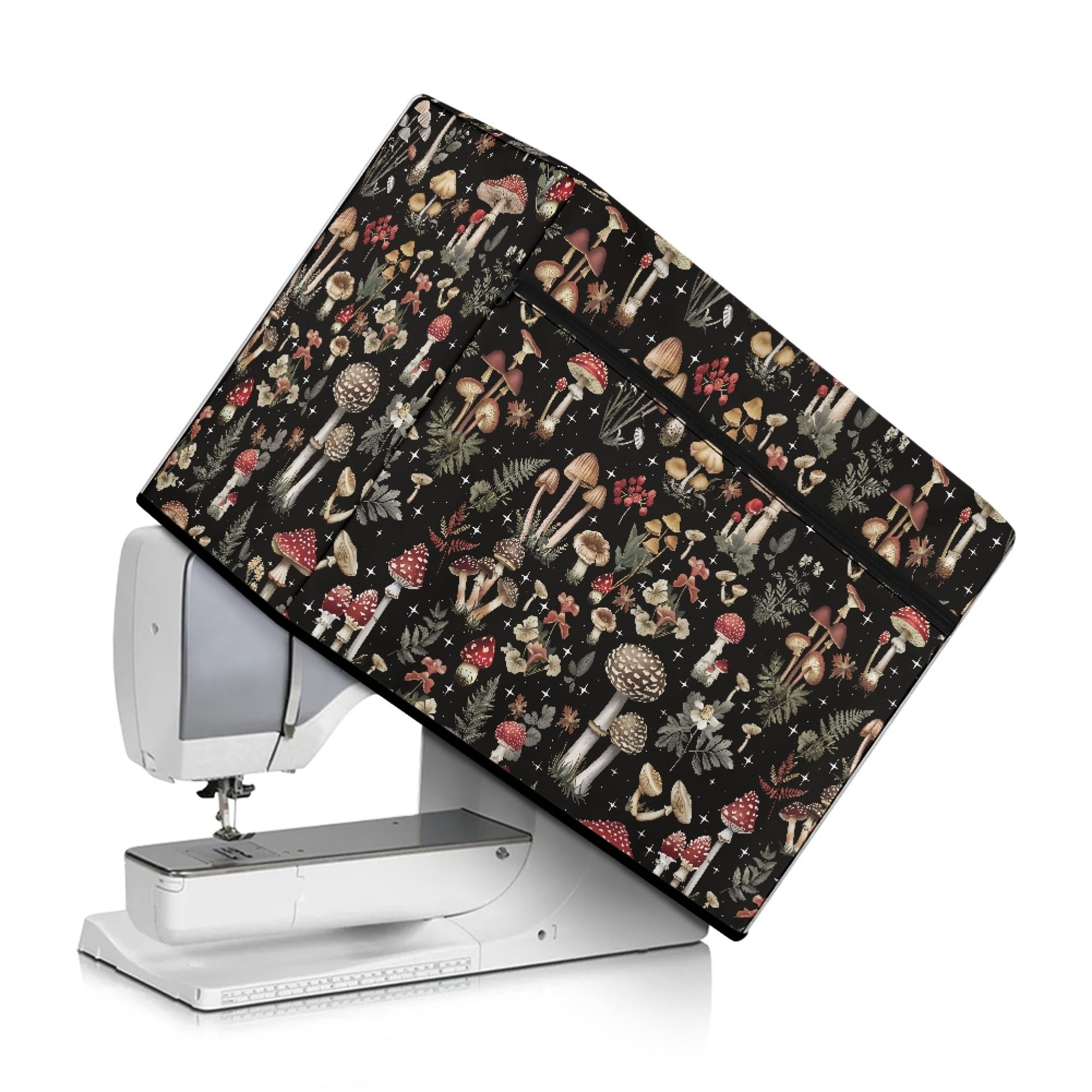 SEANATIVE Mushroom Forest Dust Cover for Sewing Machine Aesthetic ...