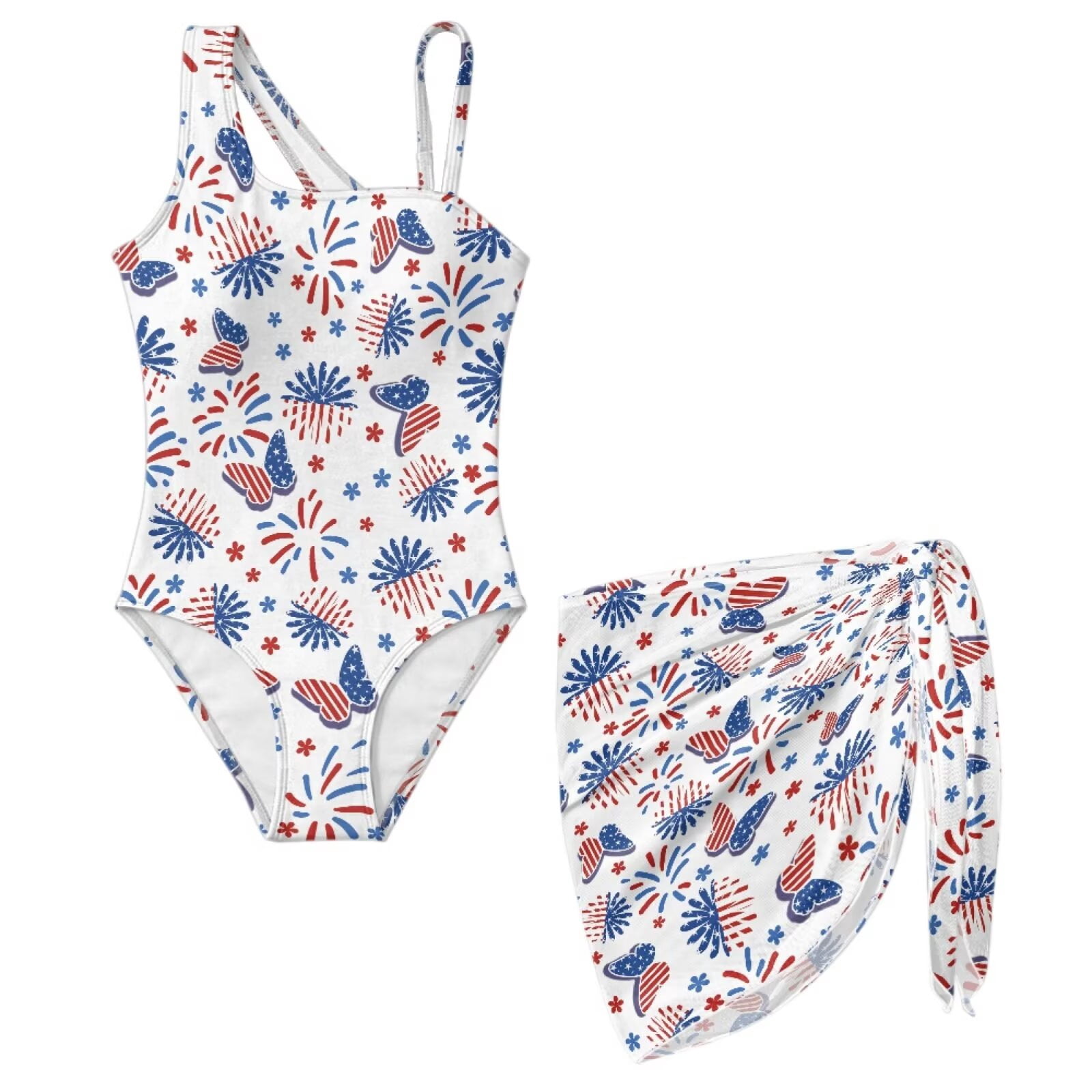 SEANATIVE One Piece Swimsuit for Girls Cut Out Design Bathing Suit 2 ...
