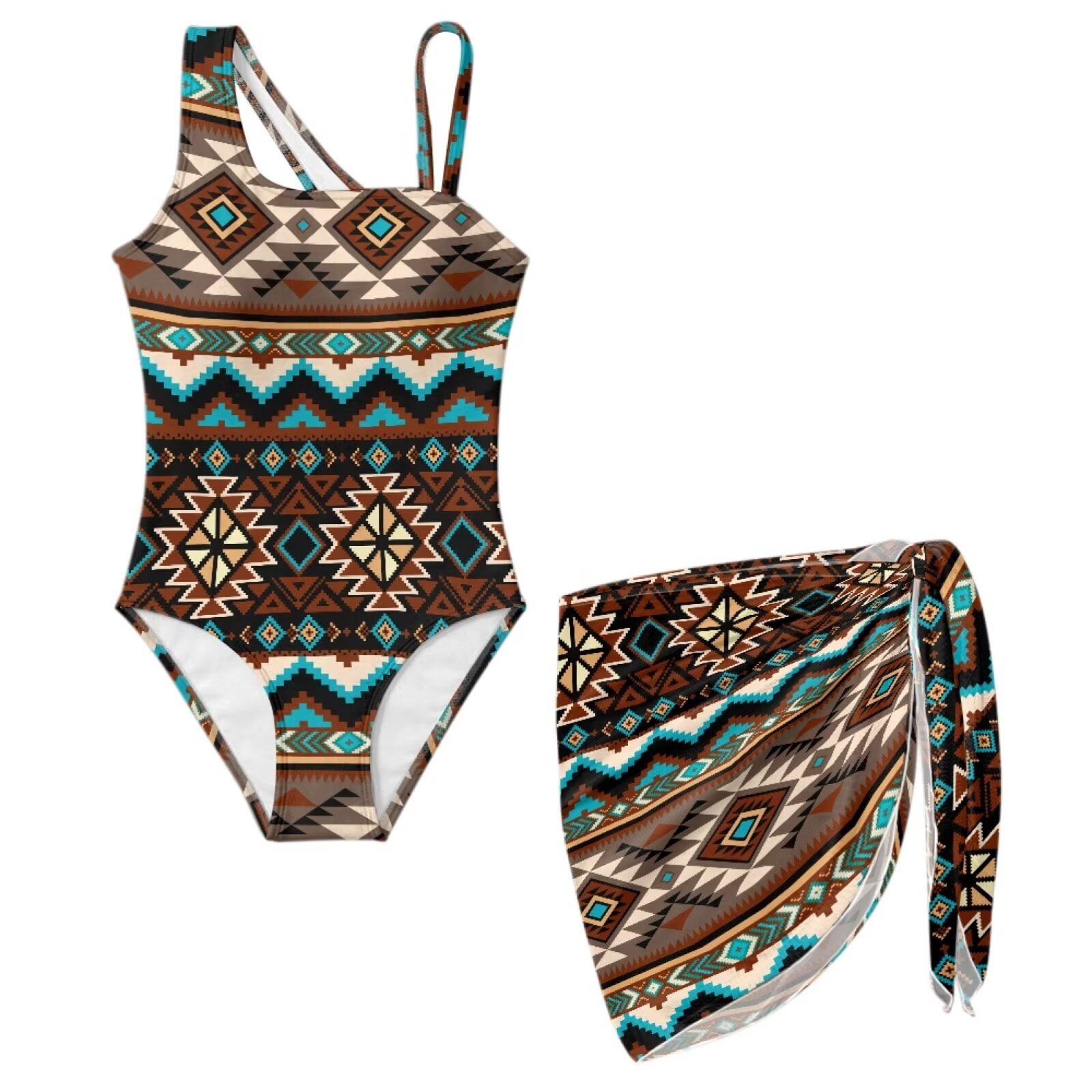 SEANATIVE One Piece Swimsuit for Girls Cut Out Design Bathing Suit 2 ...
