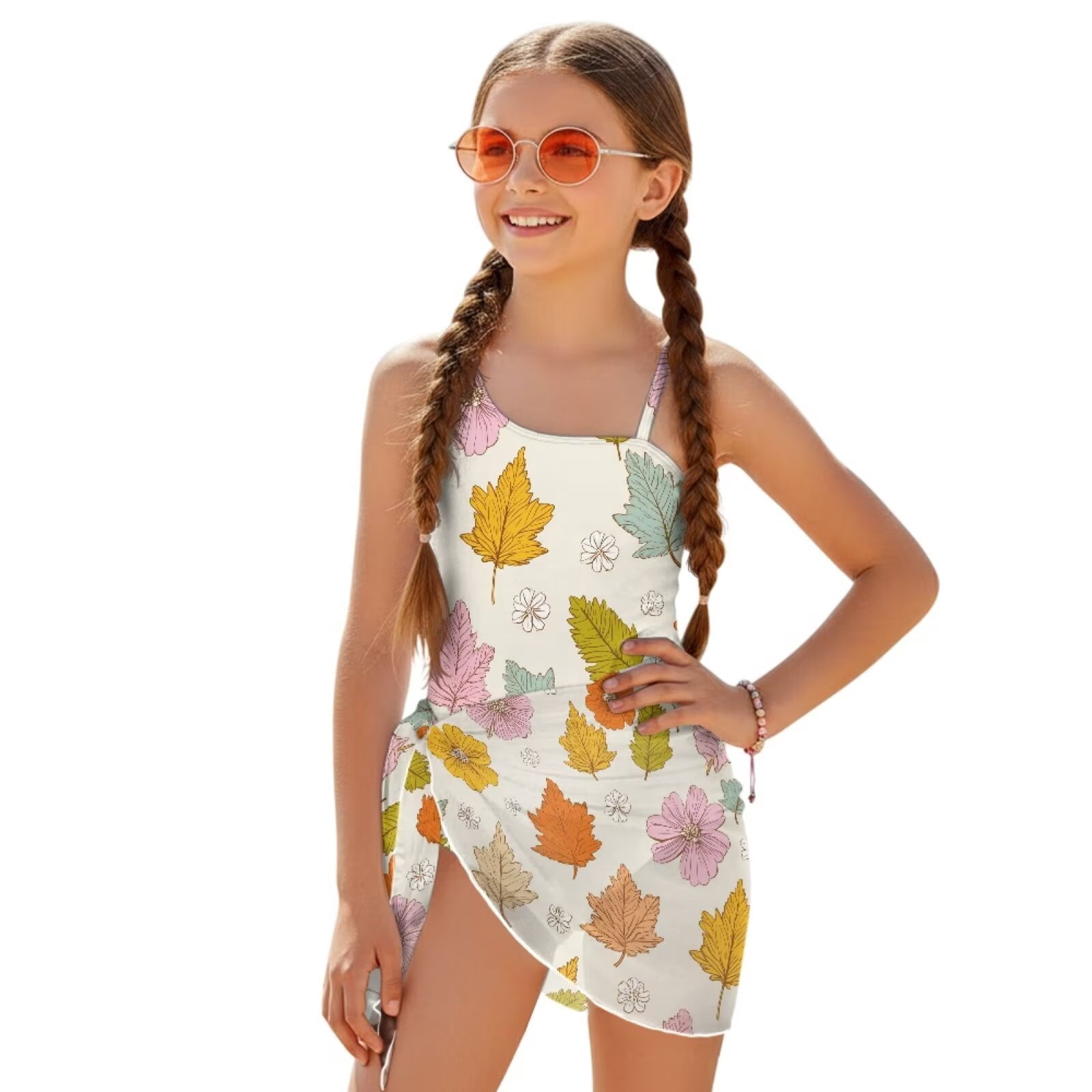SEANATIVE One Piece Swimsuit for Girls Cut Out Design Bathing Suit 2 ...