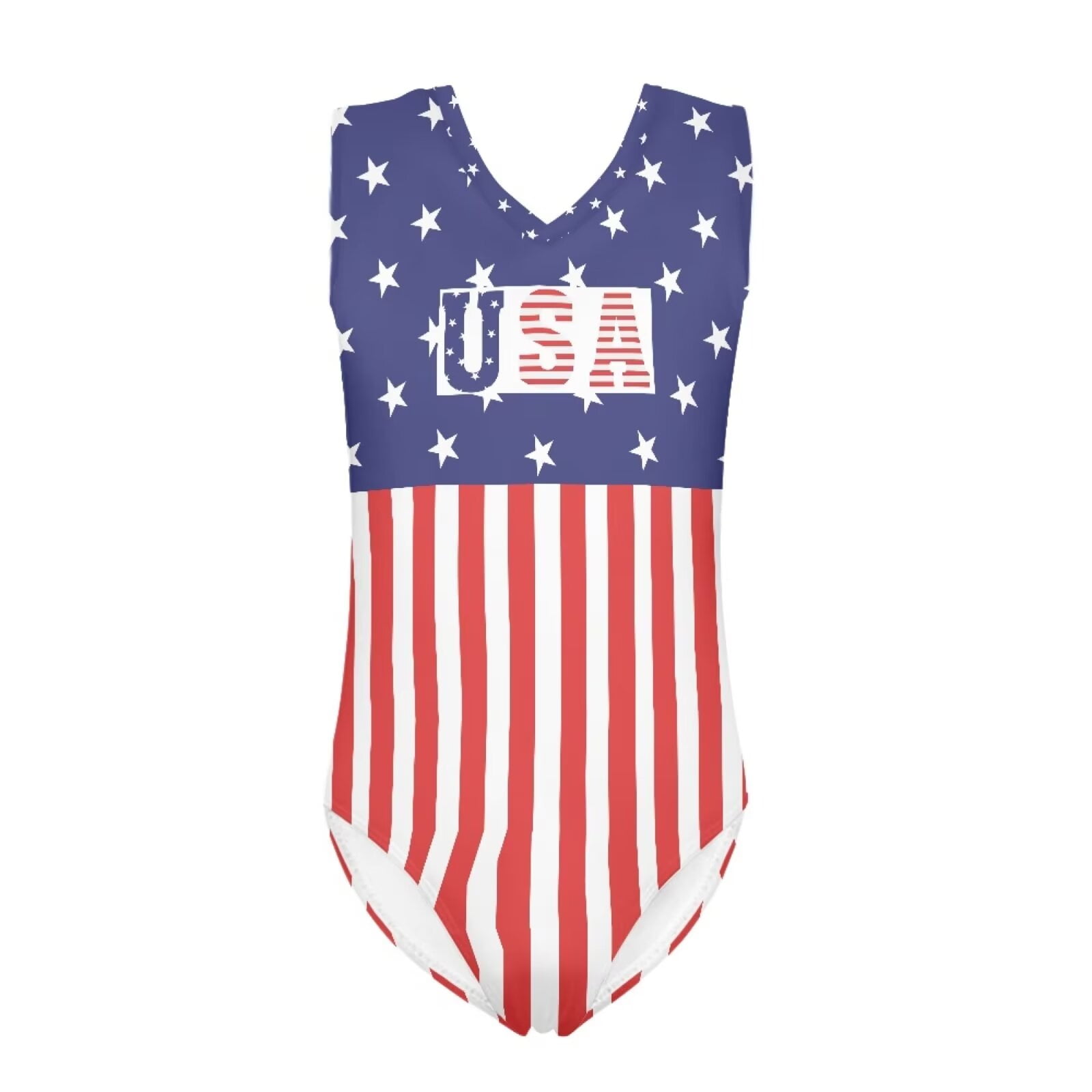 SEANATIVE Patriotic Kids Swimwear for Girls Casual One Piece Swimsuit ...