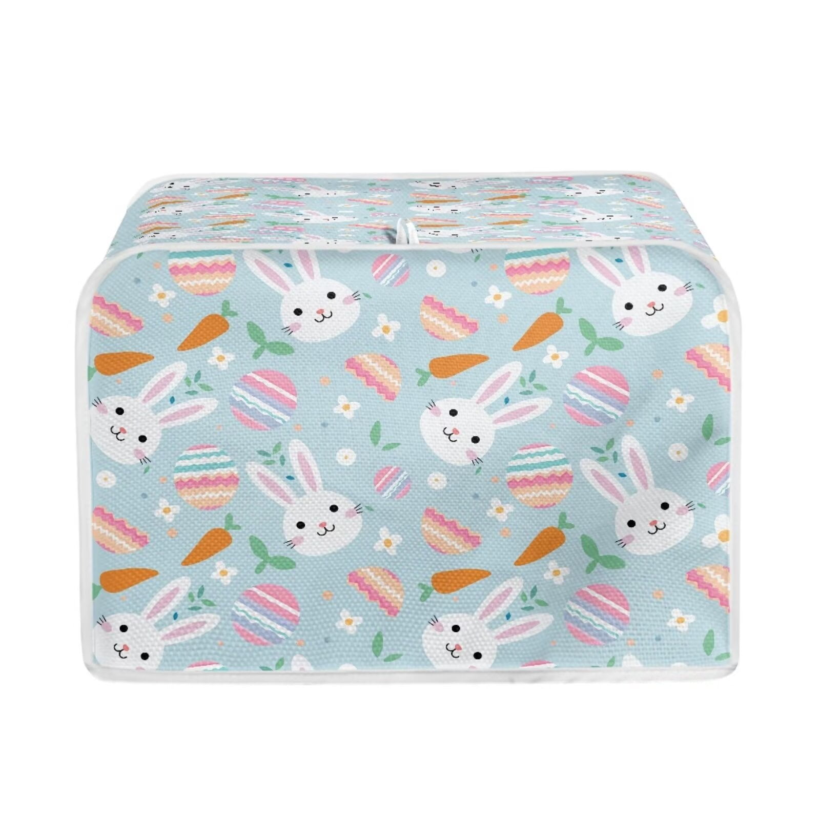 SEANATIVE Rabbit Toaster Covers 4-Slice Easter Eggs Easy to Clean Wide ...