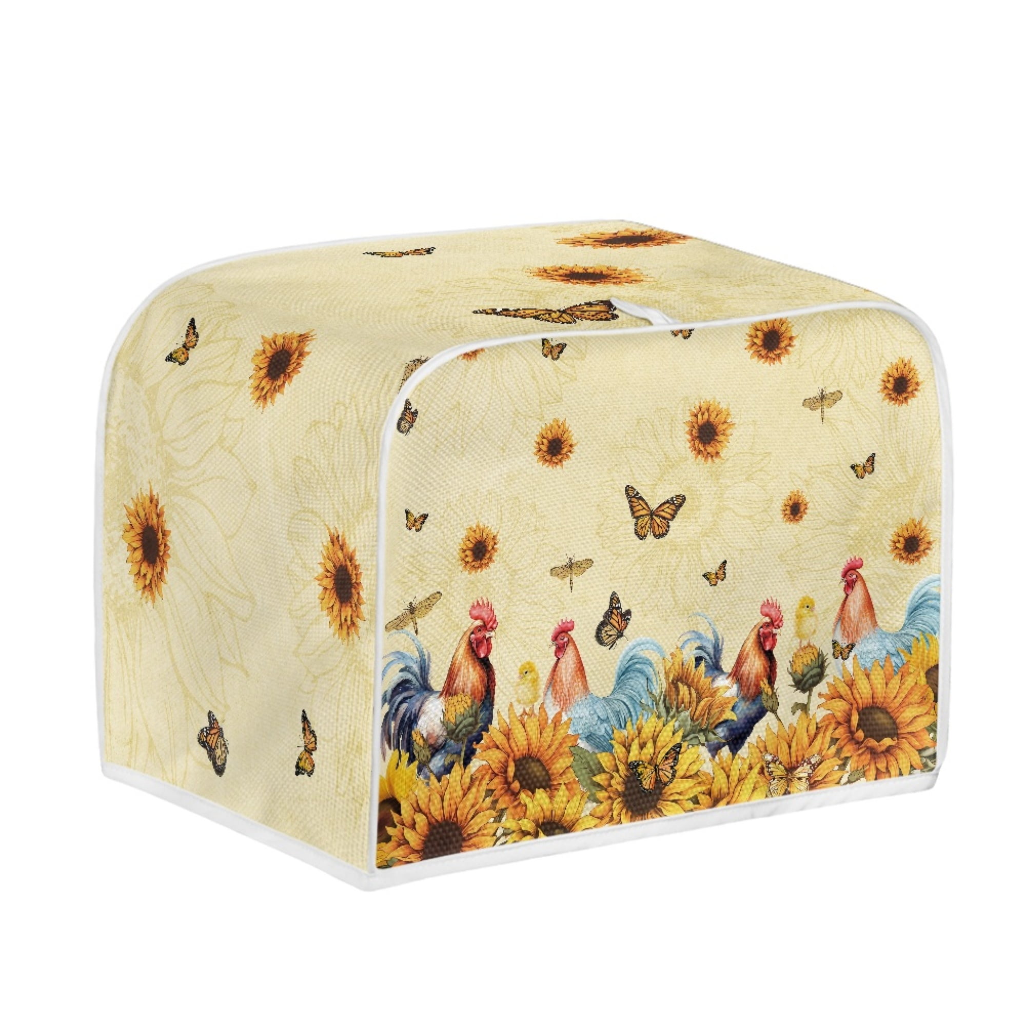 SEANATIVE Rooster Sunflower Kitchen Toaster Dust Cover Bakeware ...