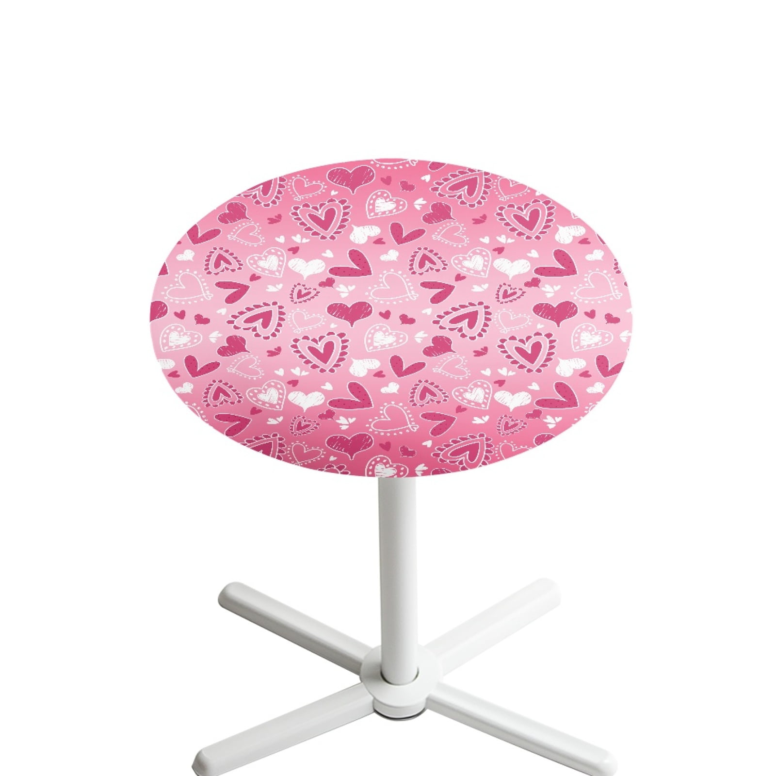 SEANATIVE Round Tablecloth Cocktail Table Top Covers with Elastic Edged ...