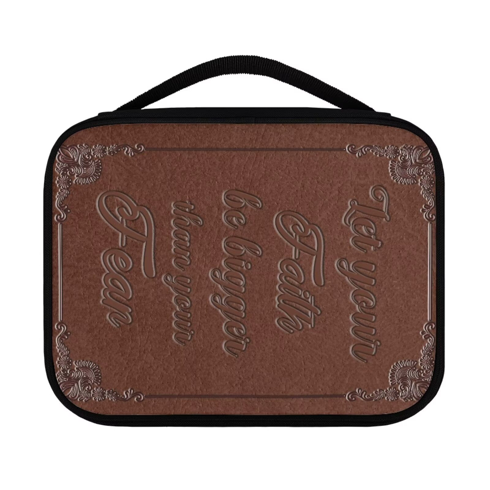 SEANATIVE Scriptures Print Bible Case Casual Bible Holder Carrying ...