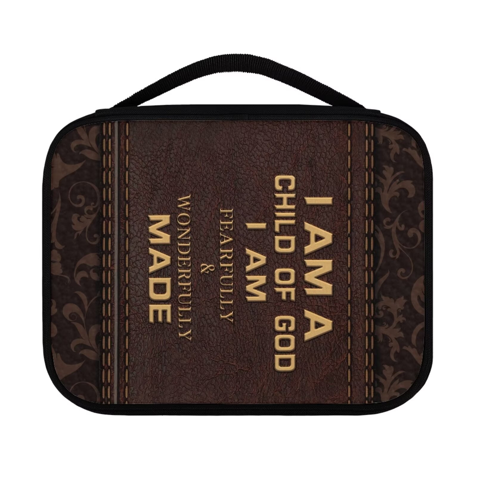 SEANATIVE Scriptures Print Bible Cover for Women Lightweight Bible Cover Bag for Women Large ...