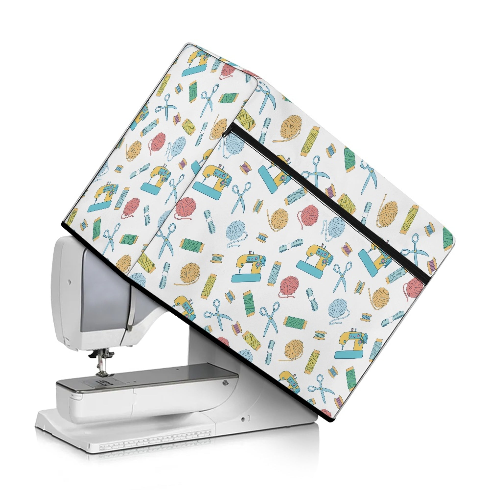 SEANATIVE Sewing Machine Print Cover for Sewing Machine Dust Cover ...