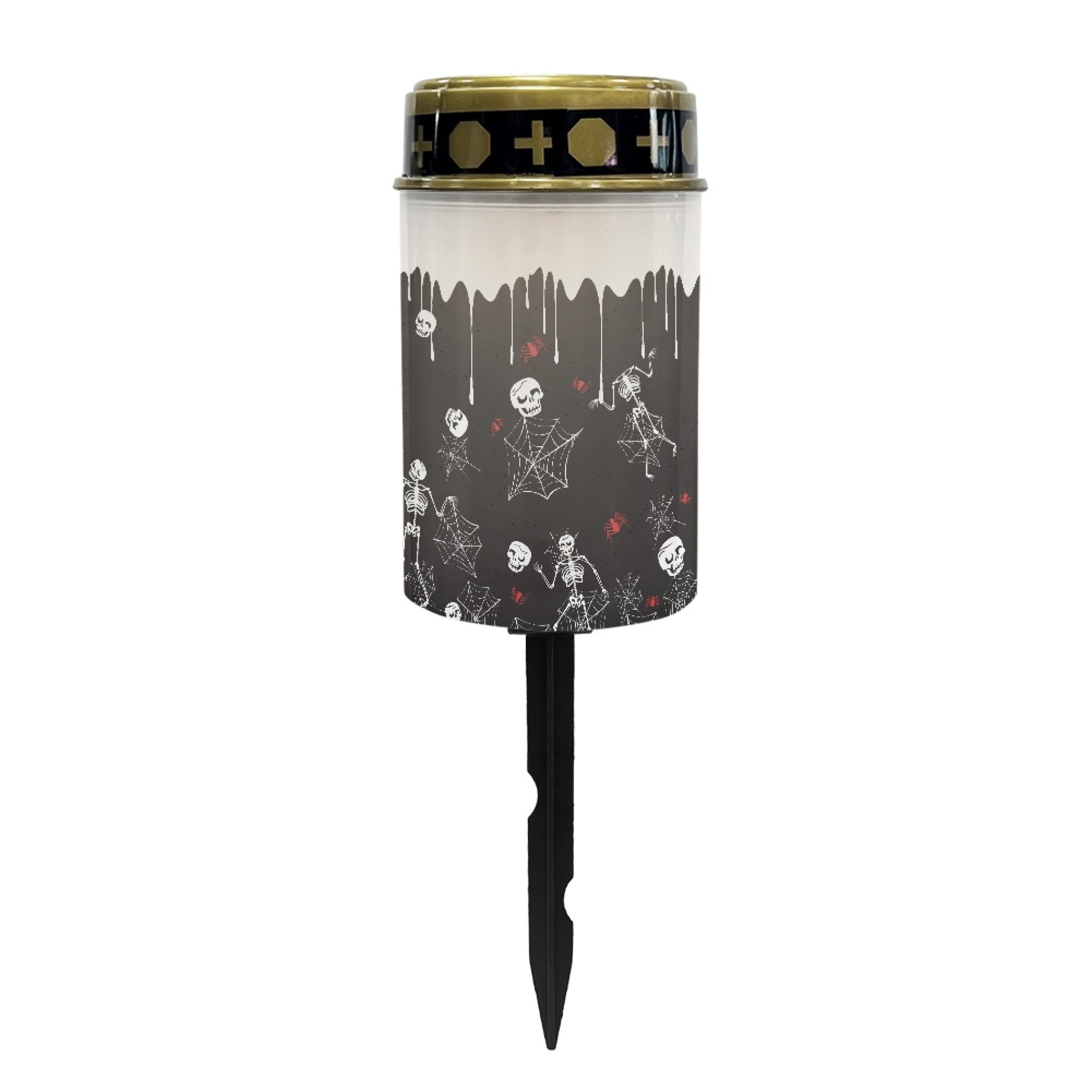 SEANATIVE Skull Solar Lights Outdoor Waterproof Solar Cemetery Lights ...