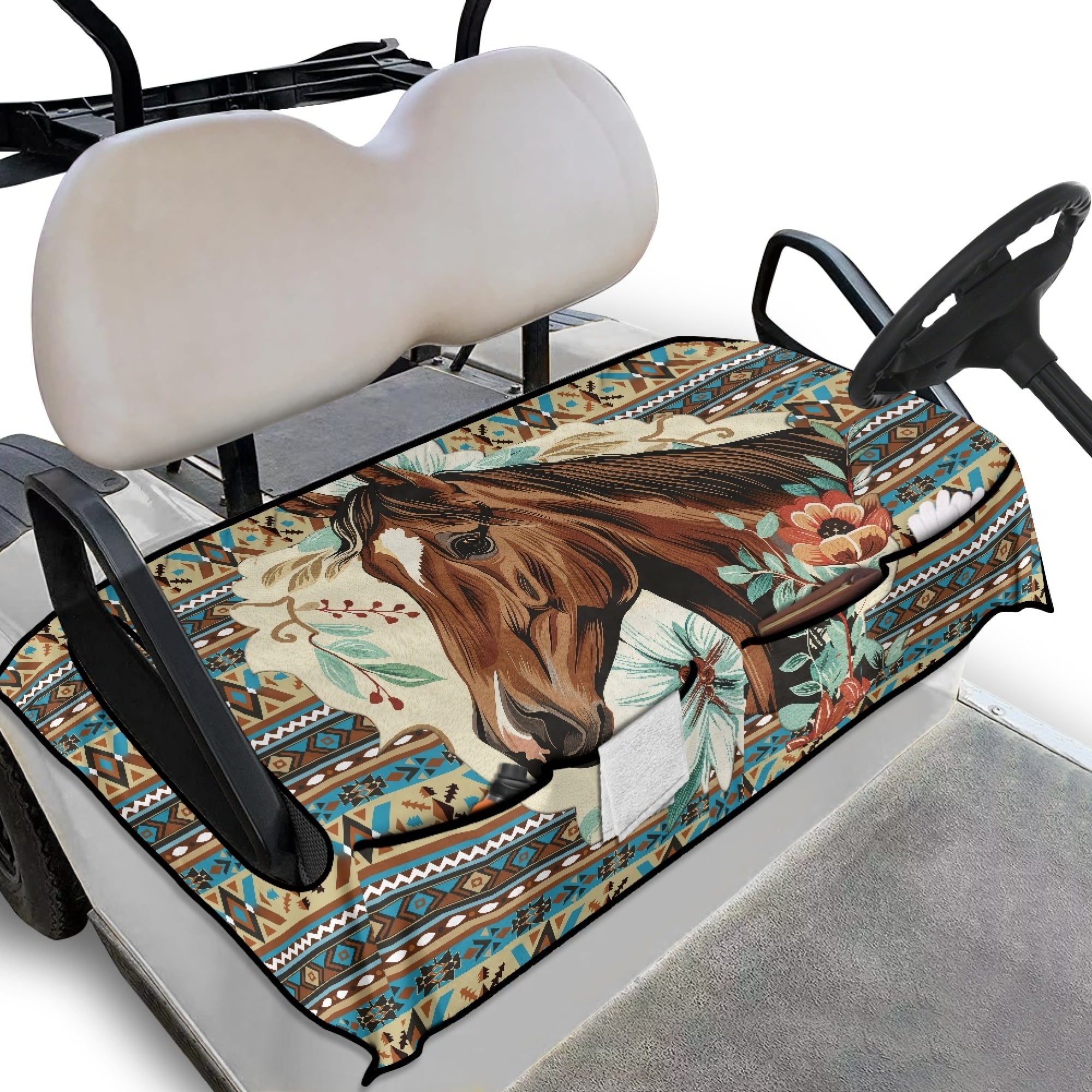 SEANATIVE Southwest Aztec Golf Cart Seat Covers Club Car Seat Towel ...