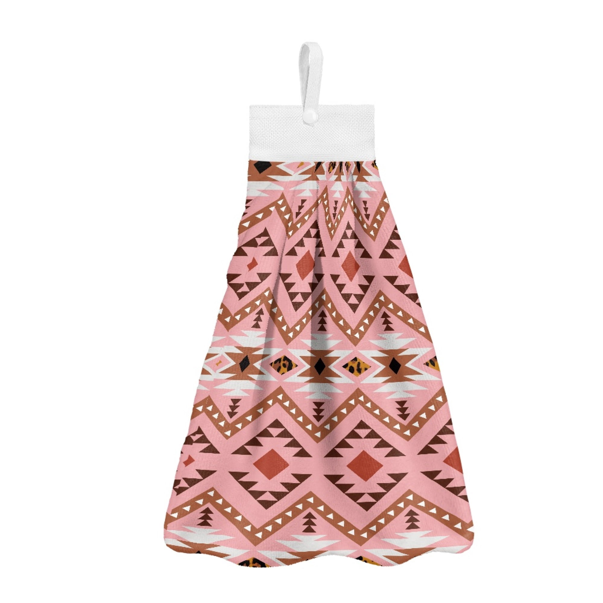 SEANATIVE Southwest Aztec Hand Towels for Kitchen Decorative Pink ...