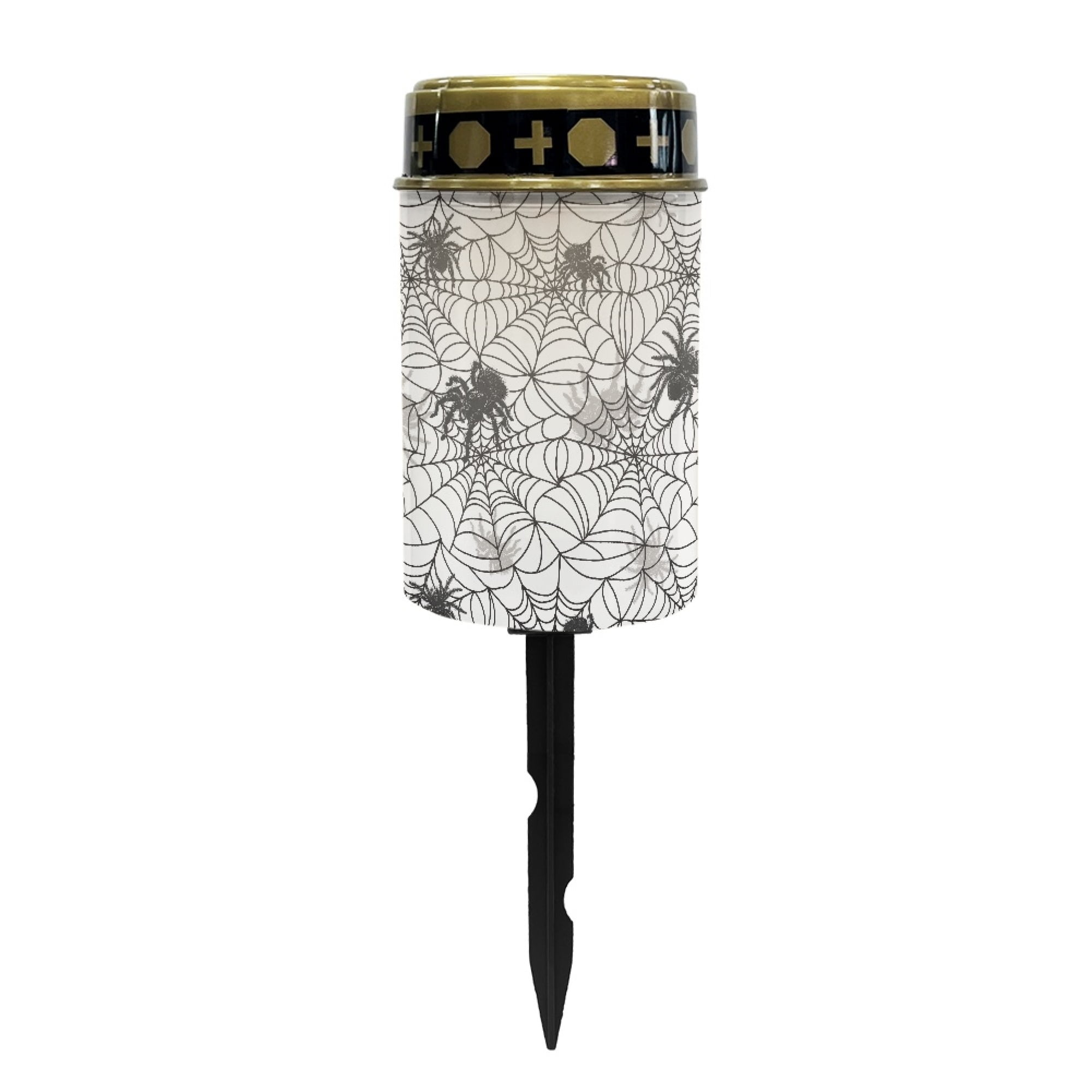 SEANATIVE Spider Web Cemetery Solar Lights Waterproof Flameless Candle ...