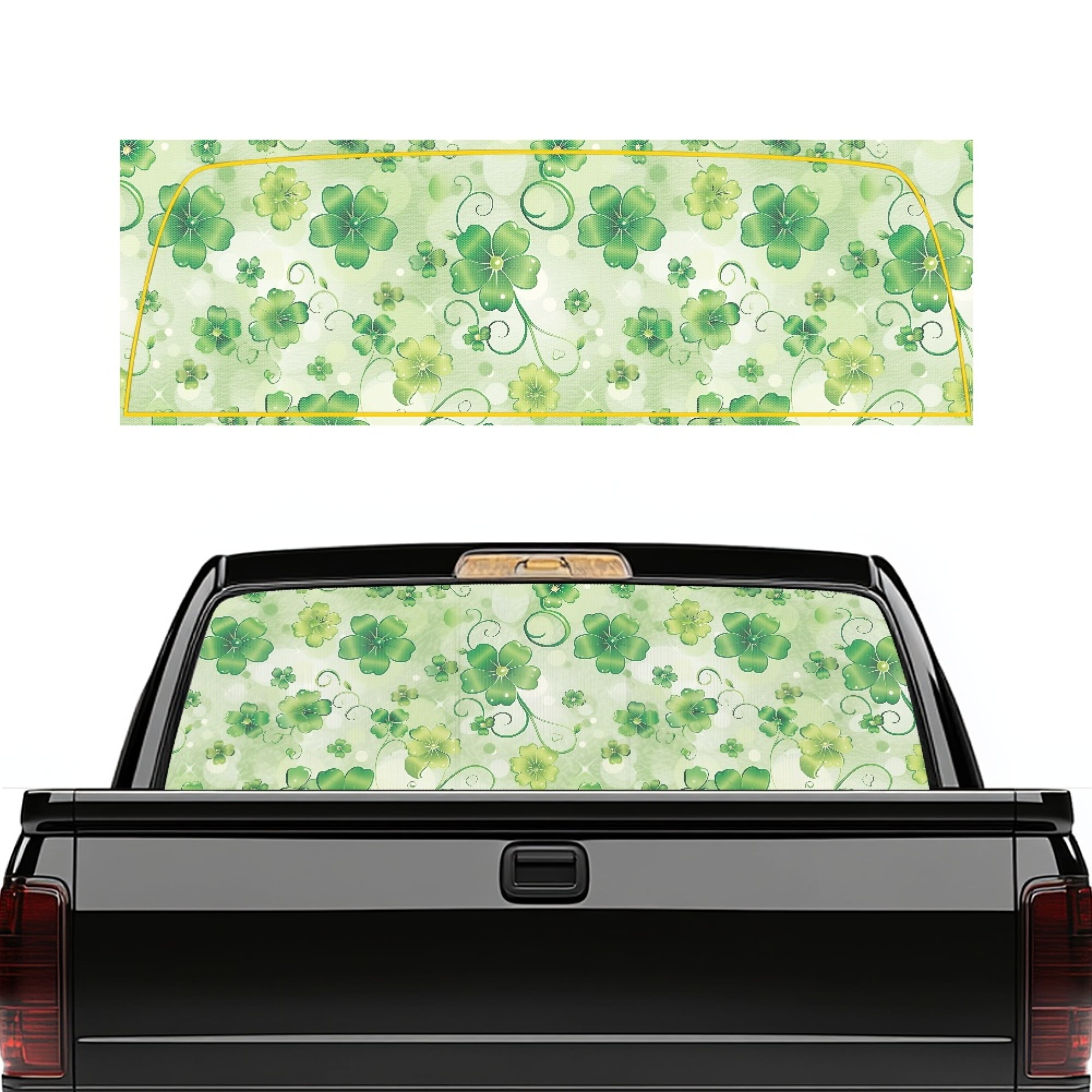 SEANATIVE St. Patrick's Day Truck Rear Window Graphic Truck Window Sun ...