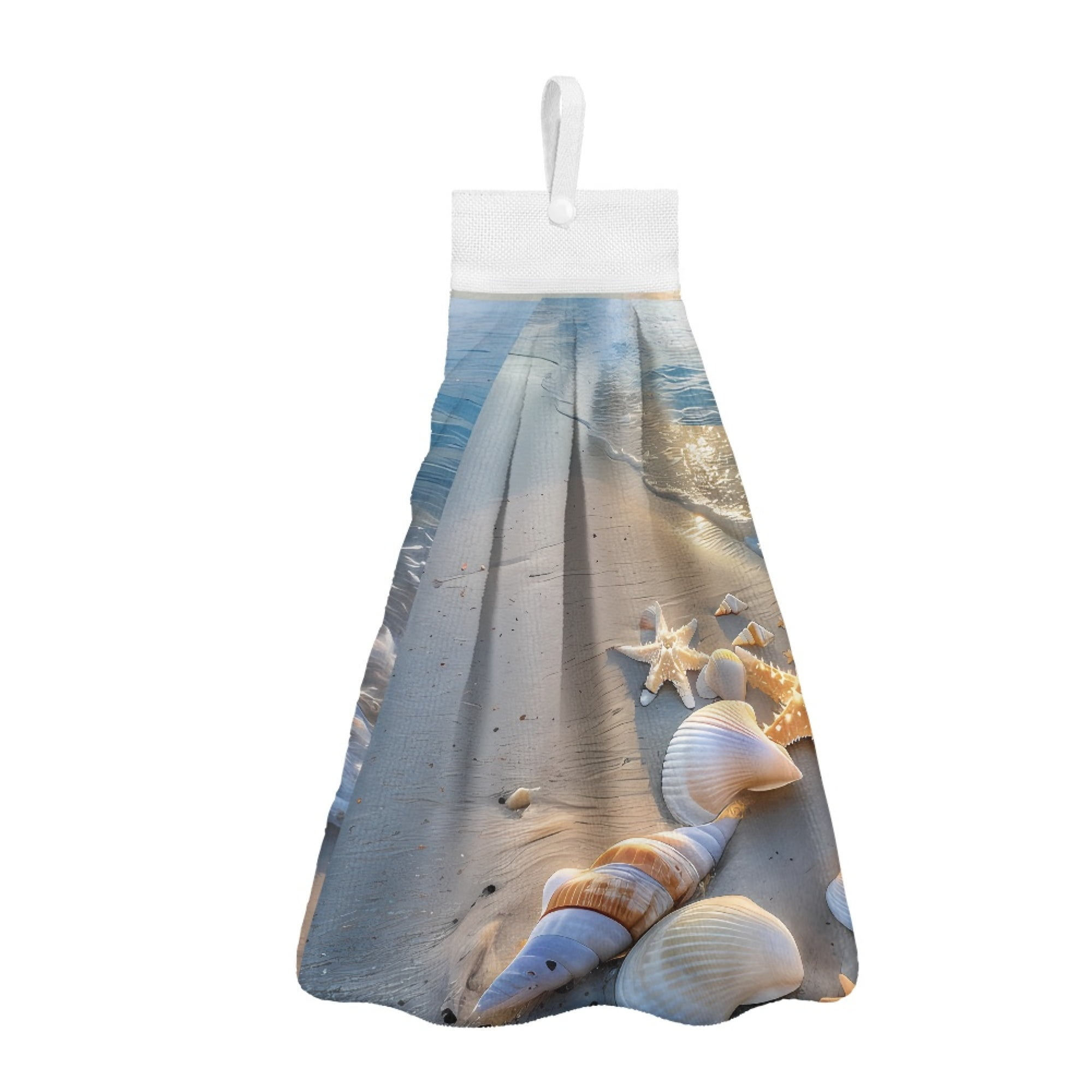 SEANATIVE Starfish Hand Towels for Bathroom Decorative Set of 2 Shell ...