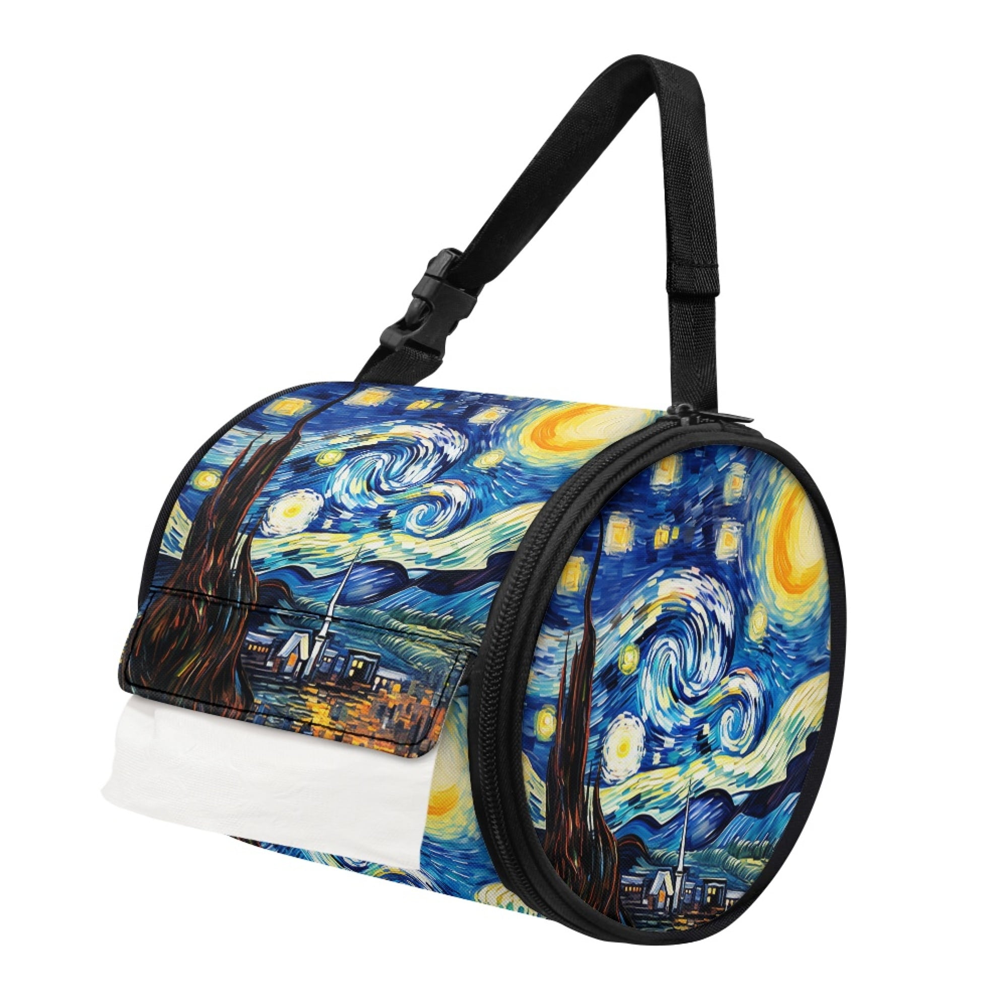SEANATIVE Starry Sky Round Paper Towel Bag Home Decoration Hanging ...
