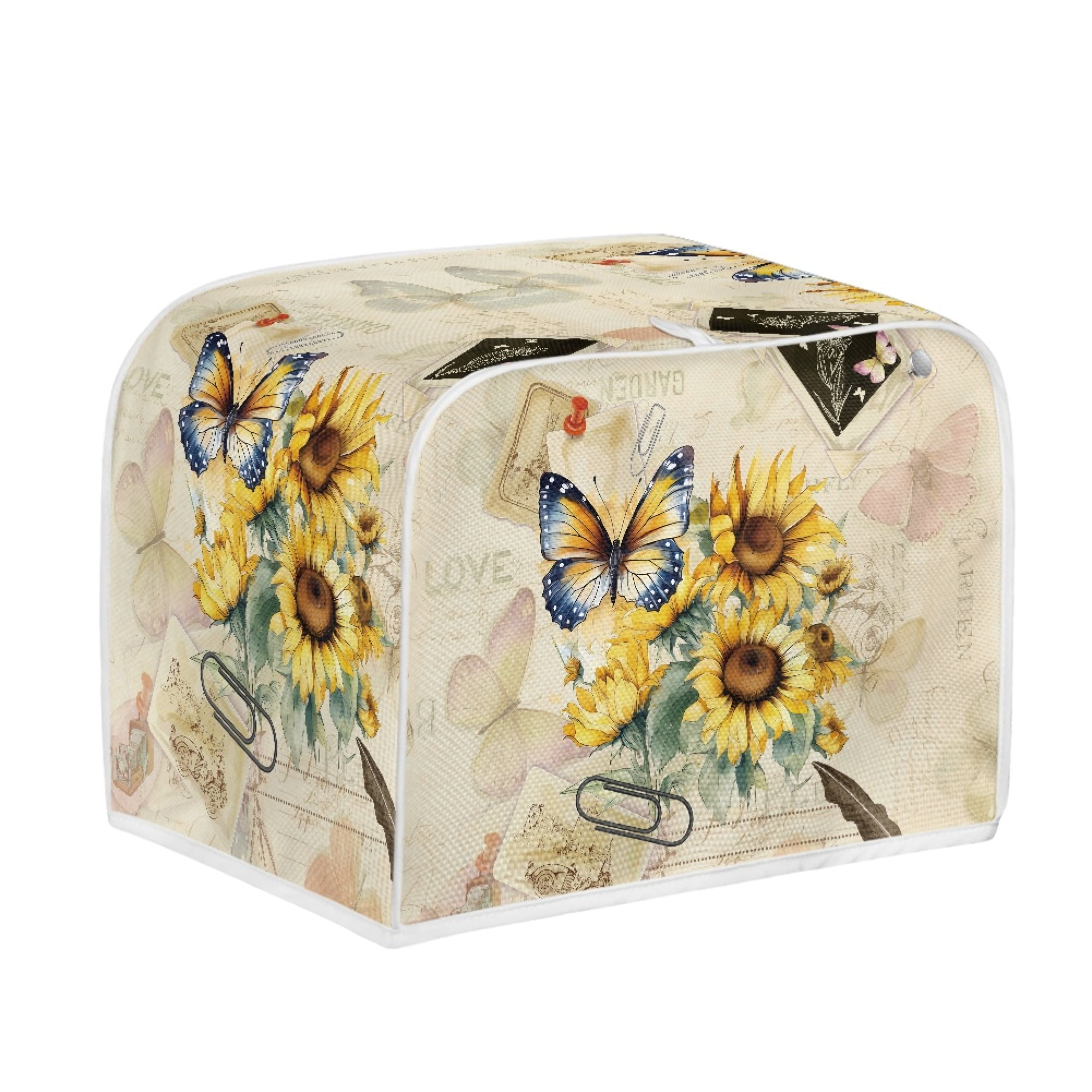 SEANATIVE Sunflower Toaster Dust Cover 2 Slice Microwave Toaster Oven ...