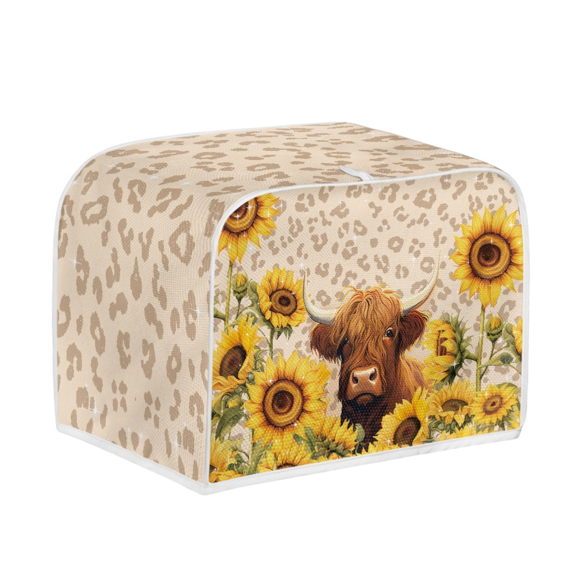 SEANATIVE Sunflower Toaster Dust Cover 2 Slice Microwave Toaster Oven ...