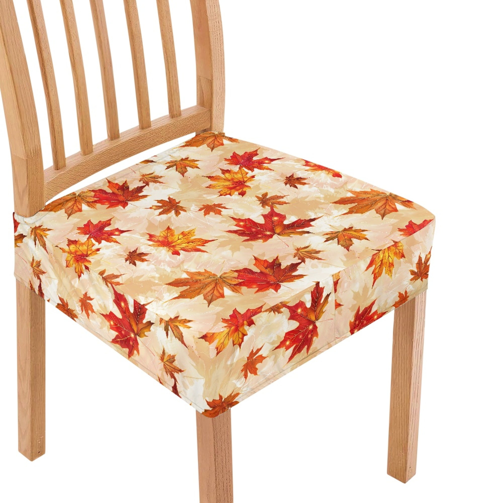 SEANATIVE Thanksgiving Chair Covers for Dining Chairs Set of 2 Fall ...